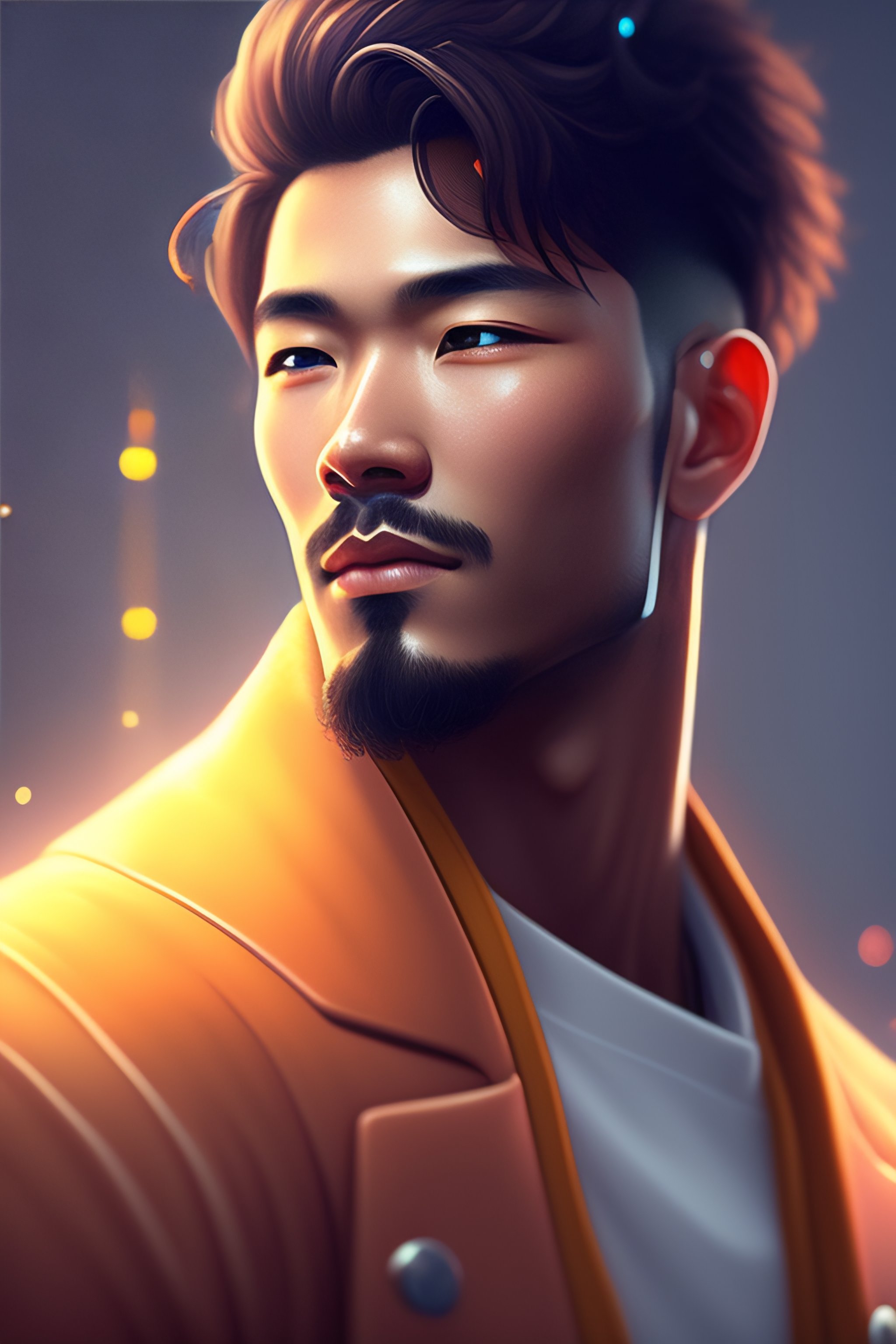 Lexica - Cute man, with small eyes, and not very marked face, detailed ...