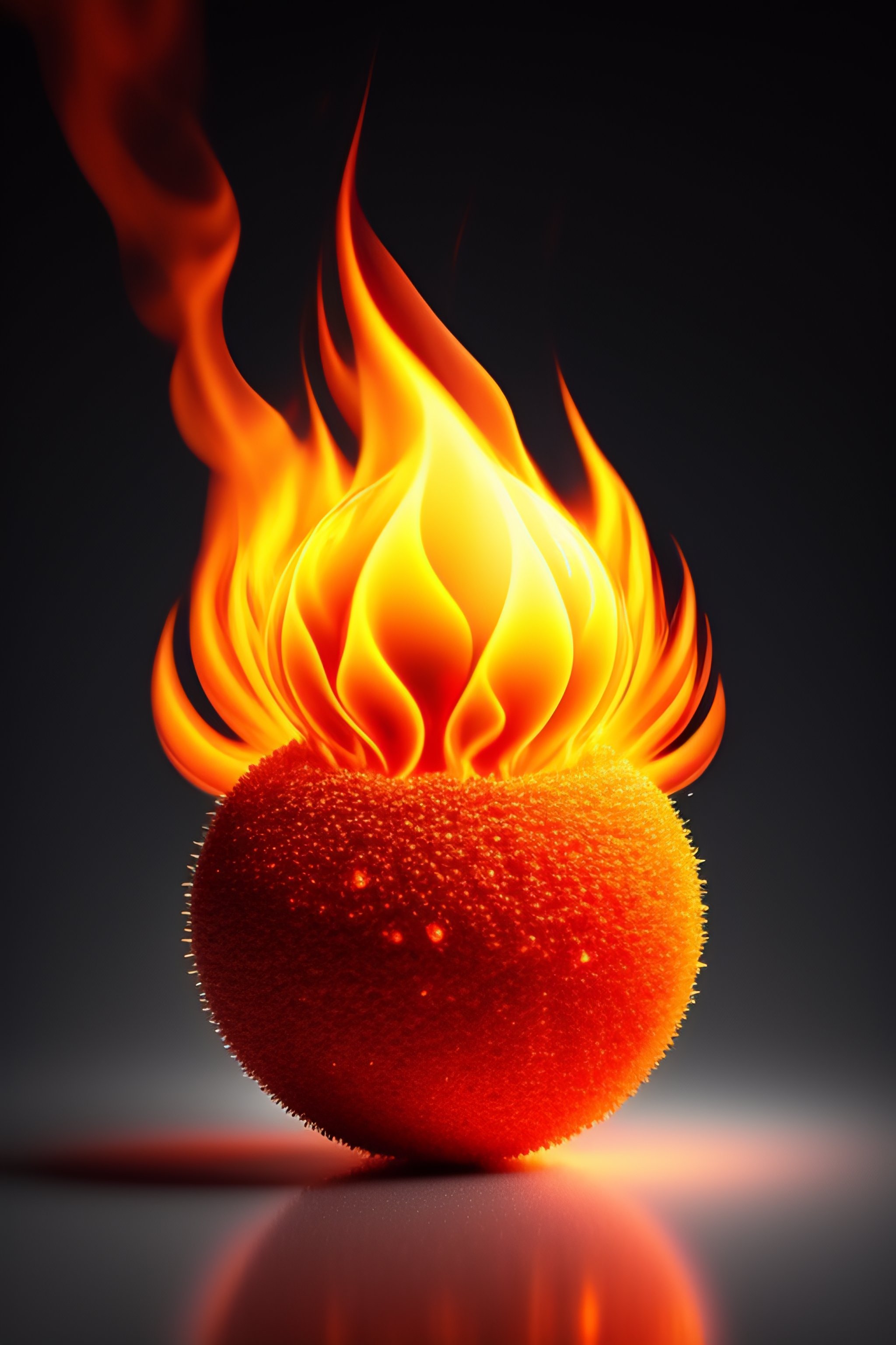 Lexica - Pixel crush with ball of fire