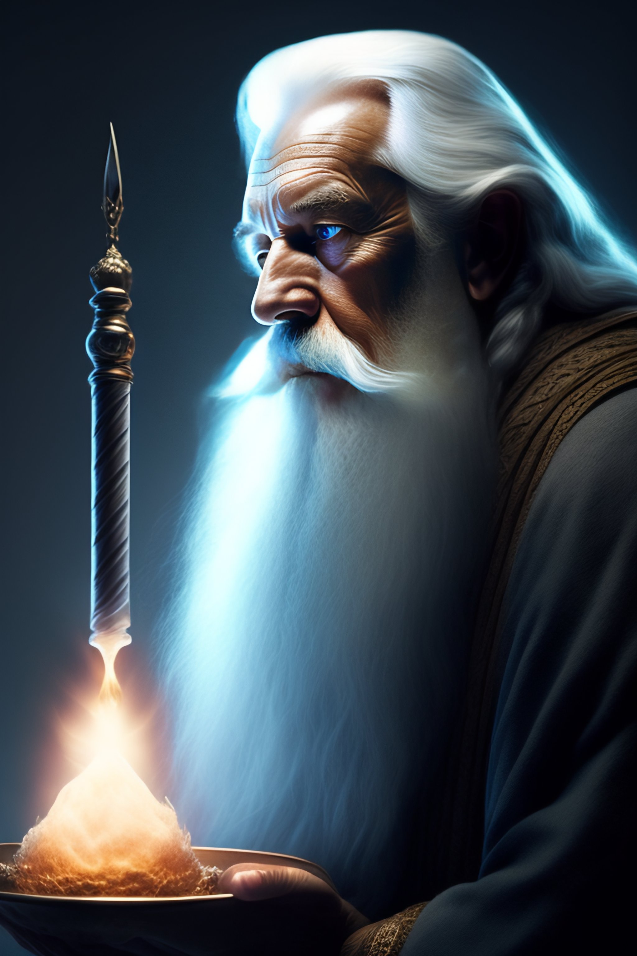 Lexica - Gandalf the grey using magic