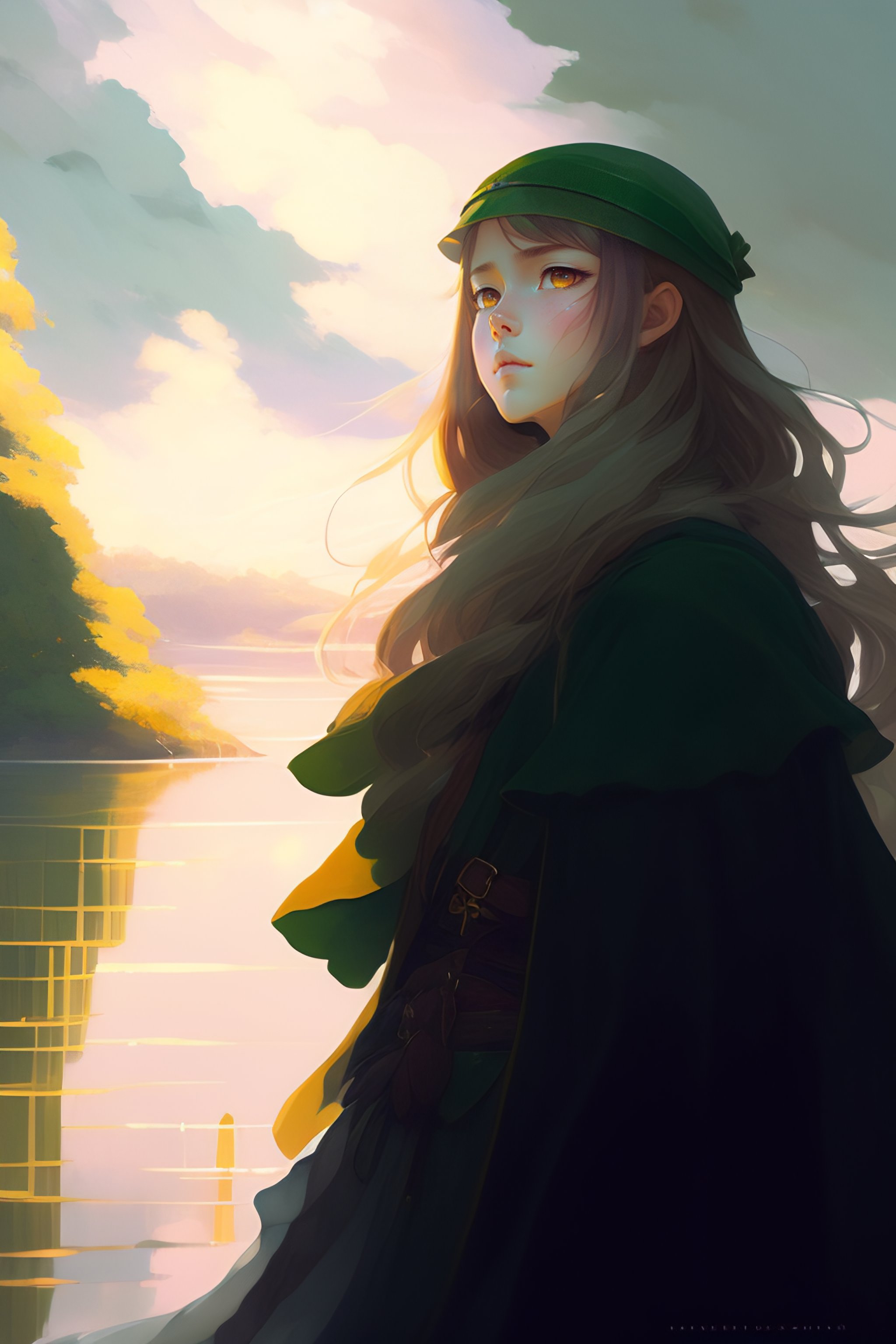 Lexica - Model baroque oil painting snufkin cloudy sky background ln ...