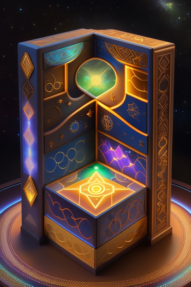 Lexica - An artistically crafted labyrinth against a cosmic backdrop ...