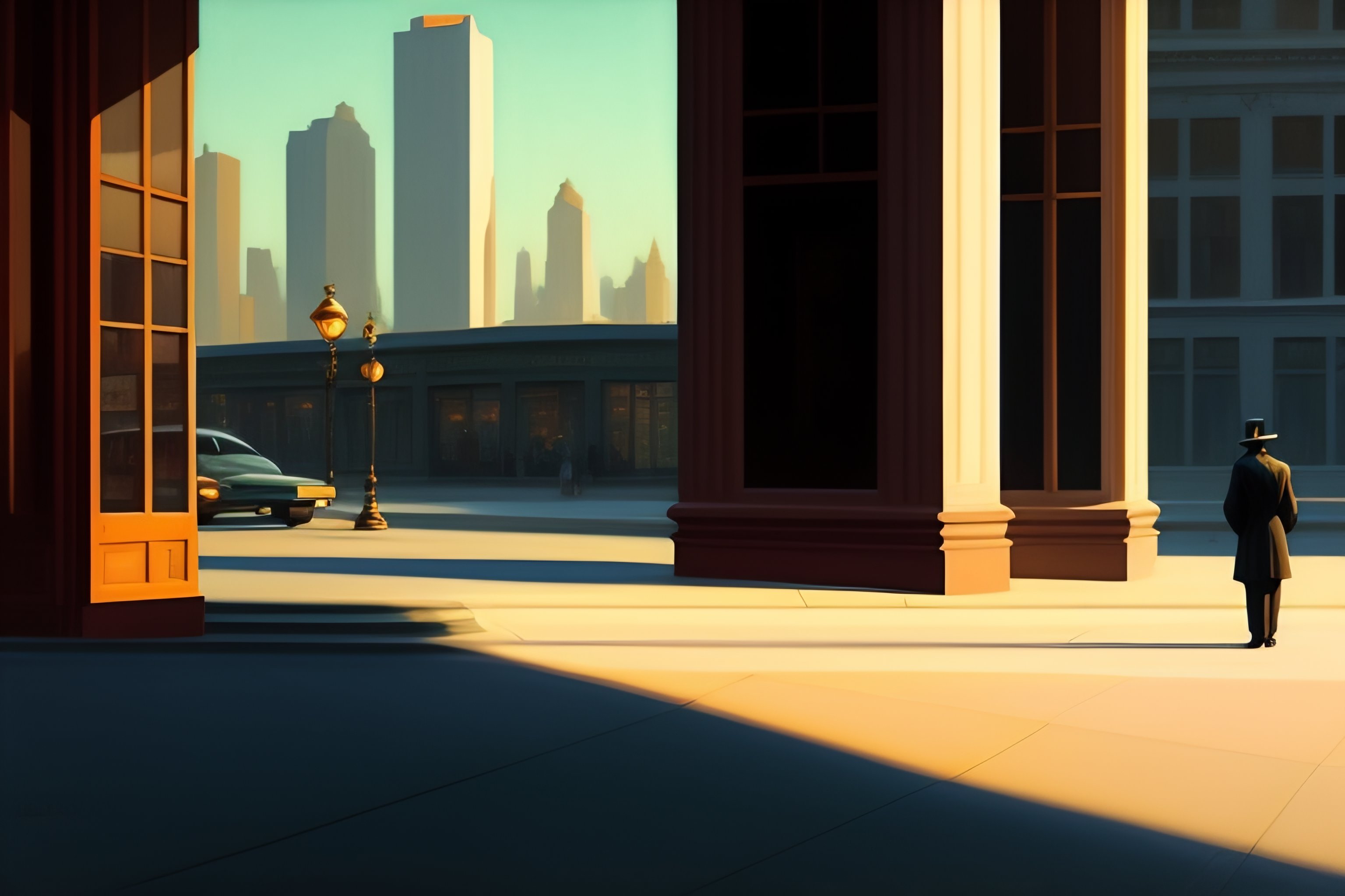 Lexica - An illustration of a city that captures the mood and ...