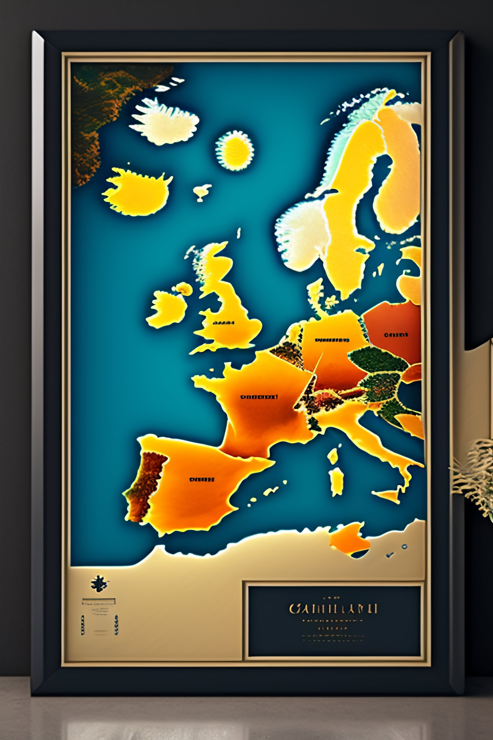 Lexica - Aerial map of country