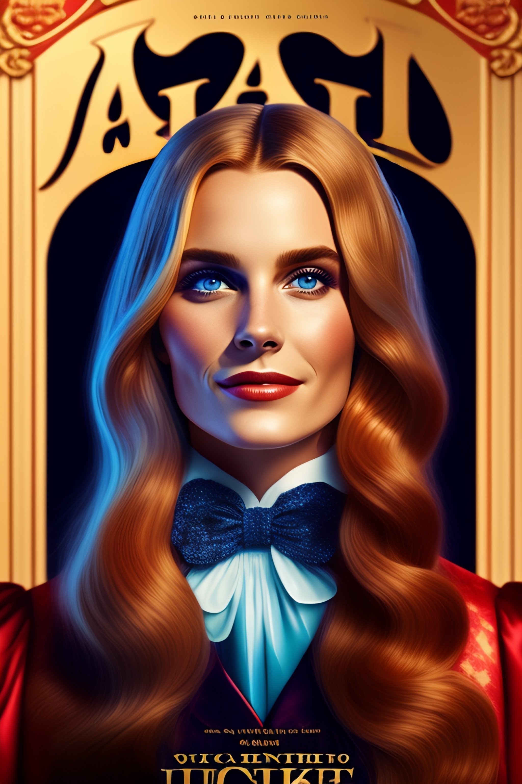 Lexica - Alice in the wonderland movie poster, Tarantino style, ultra ...
