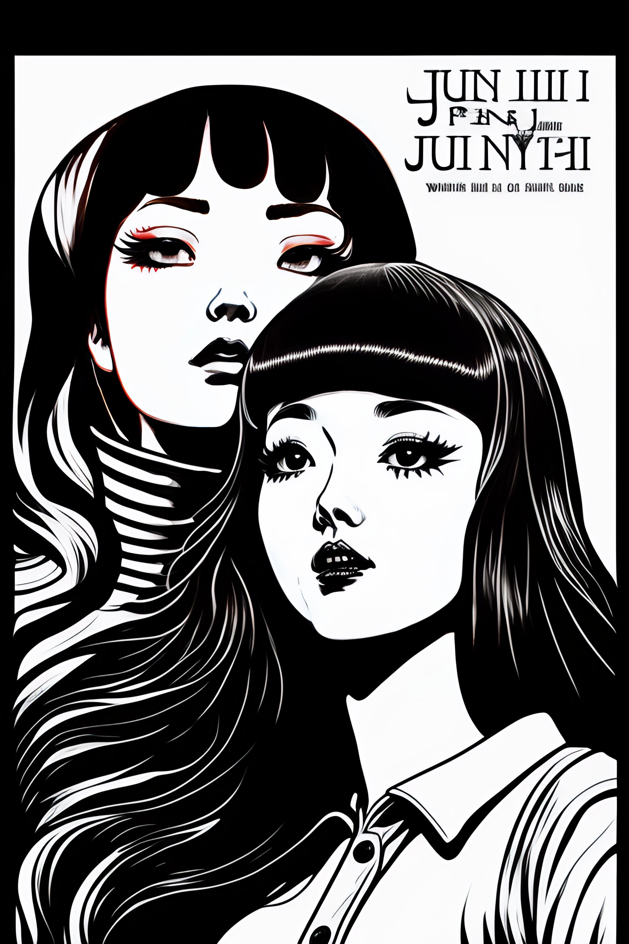 Lexica - Drawing in the style of Junji ito