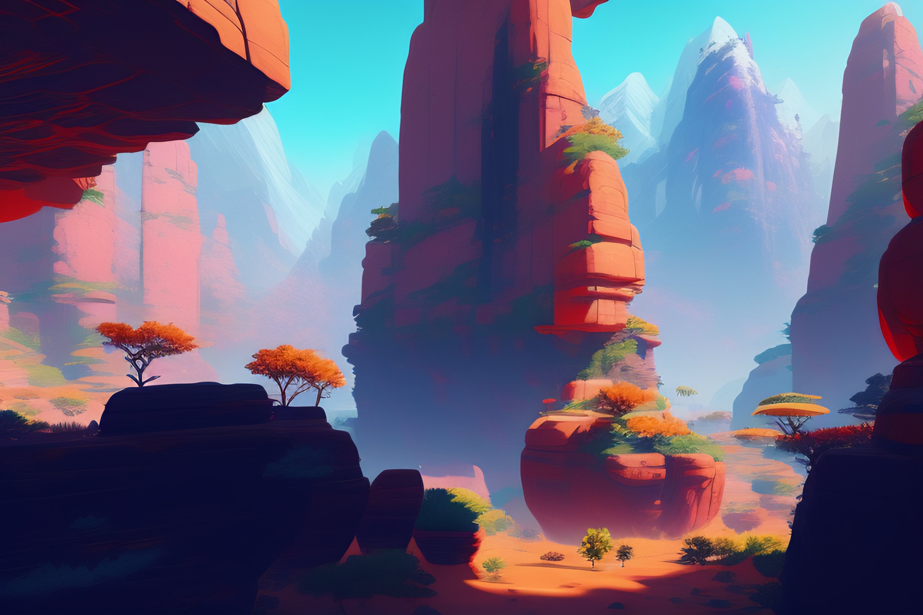 Lexica - Landscape from the Game Apex Legends, artstation winner by ...