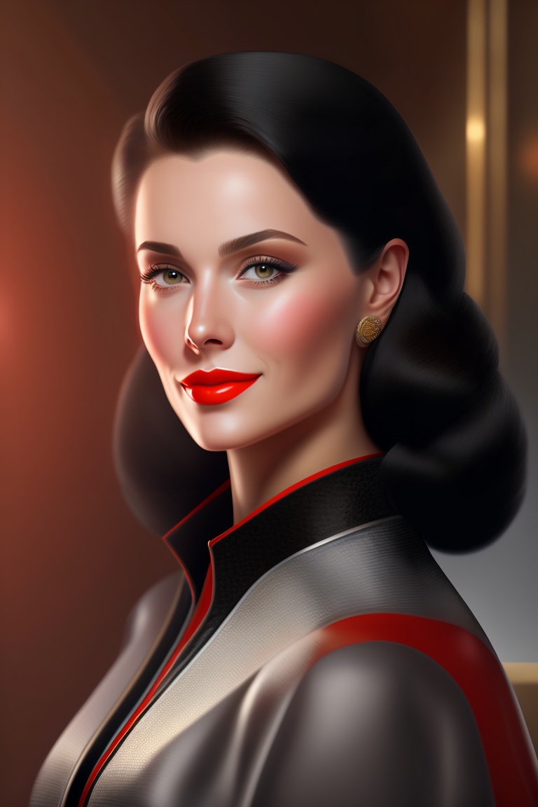 Lexica - A woman of Slavic appearance, with soft facial features and ...