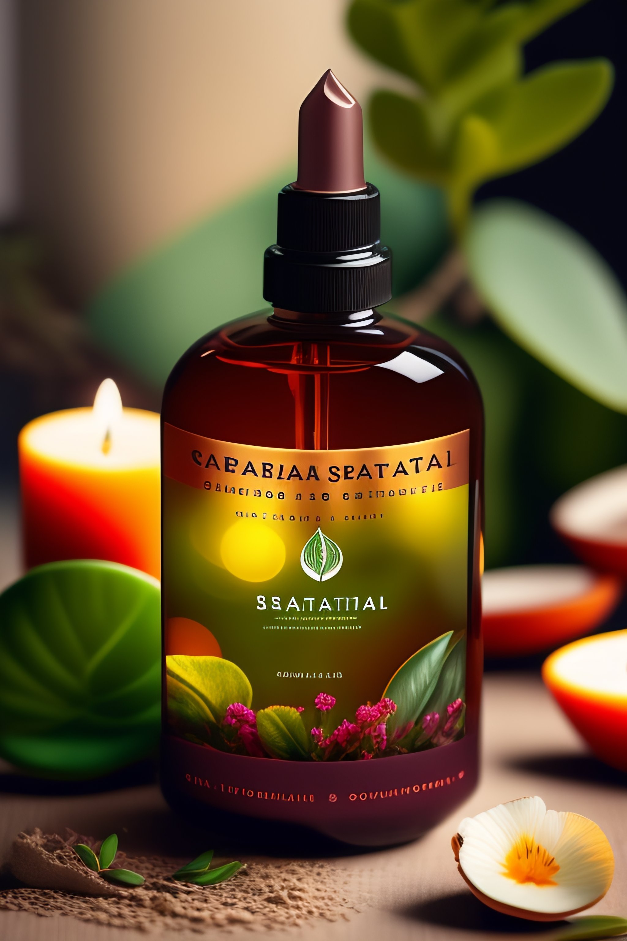 Lexica - Create a botanical spa photo for product label using the name ...