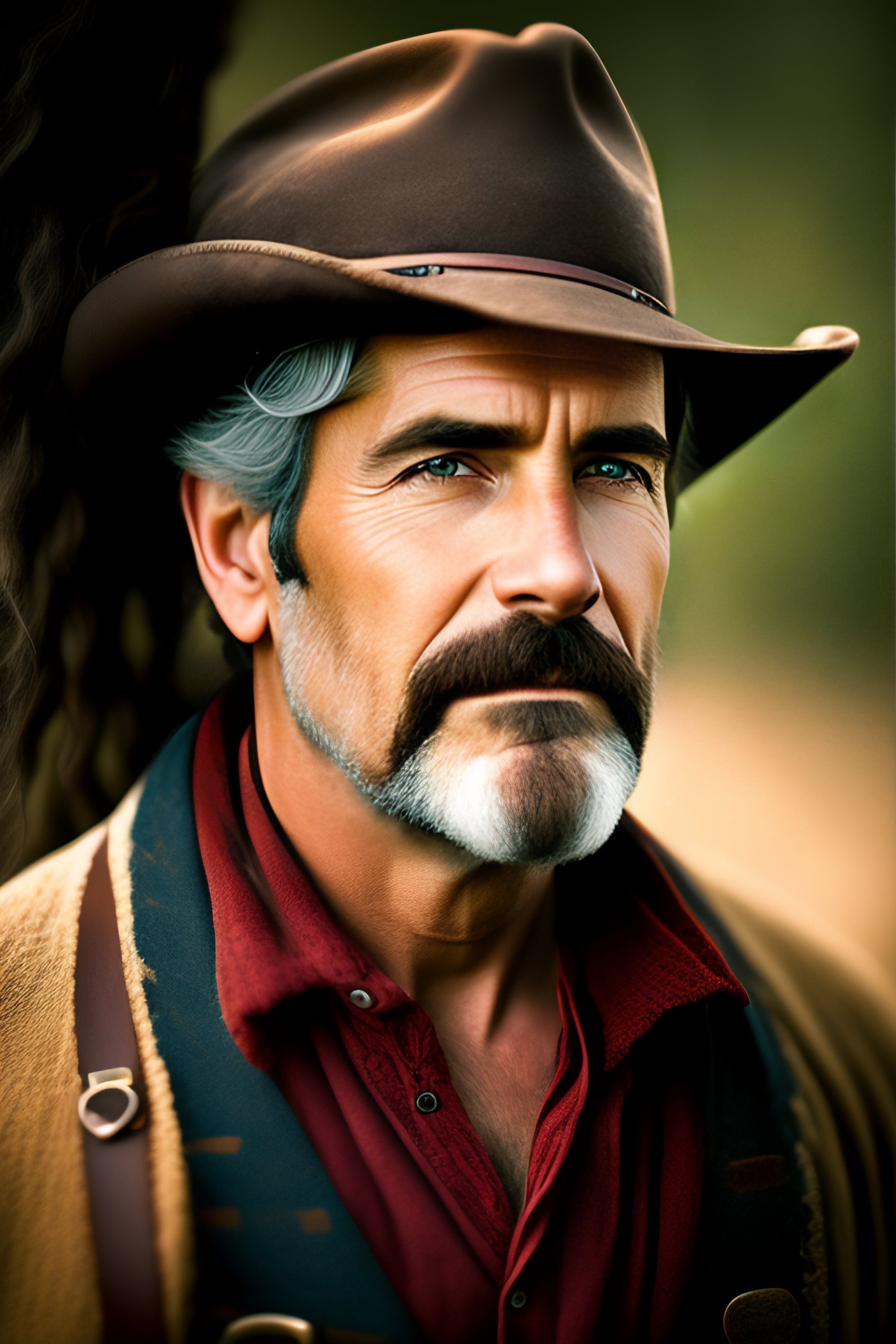 Lexica - Folk musician from USA, age 35, humble look, sad dark eyes ...