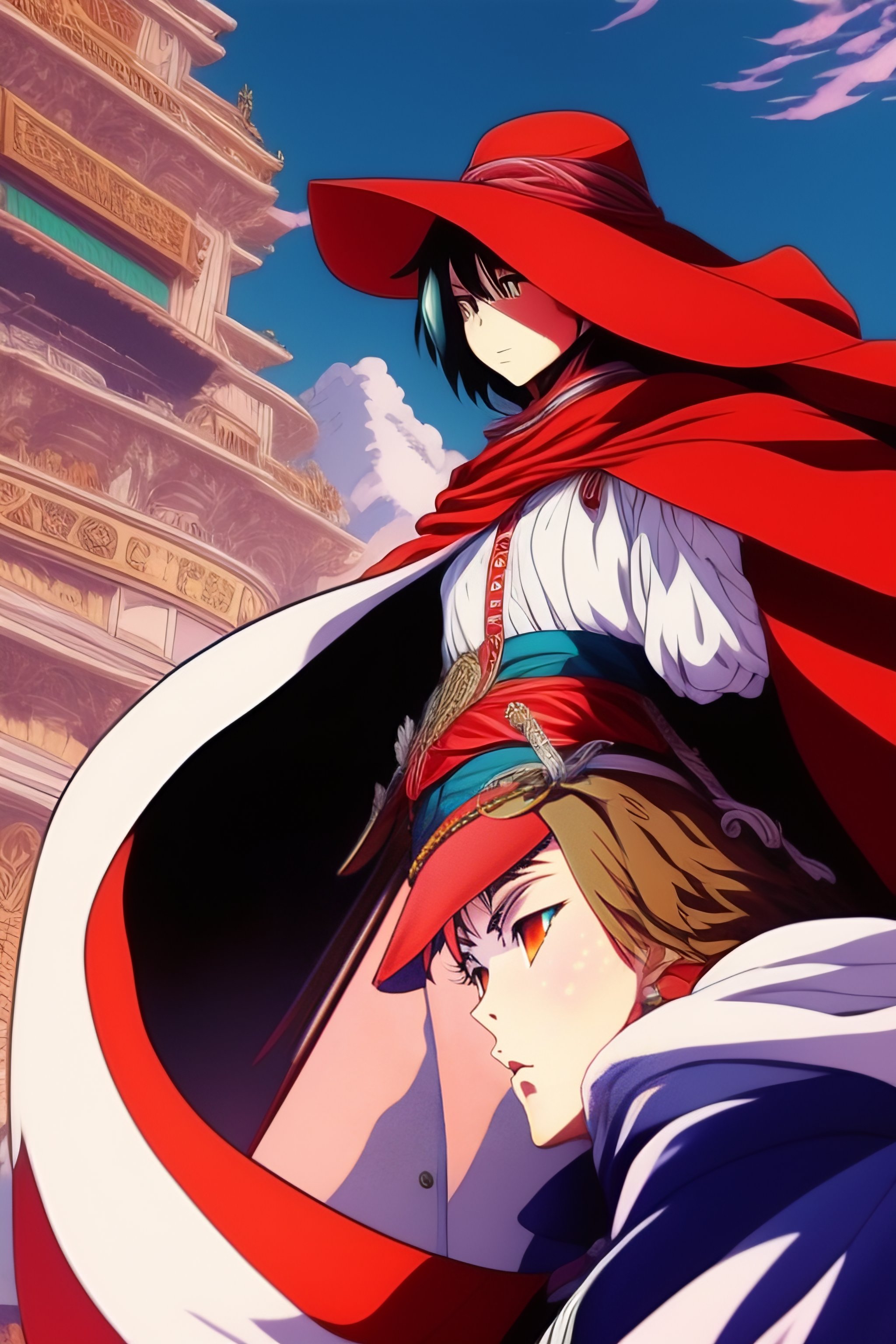 Lexica - Assassins creed in the style of 90's vintage anime, surrealism ...
