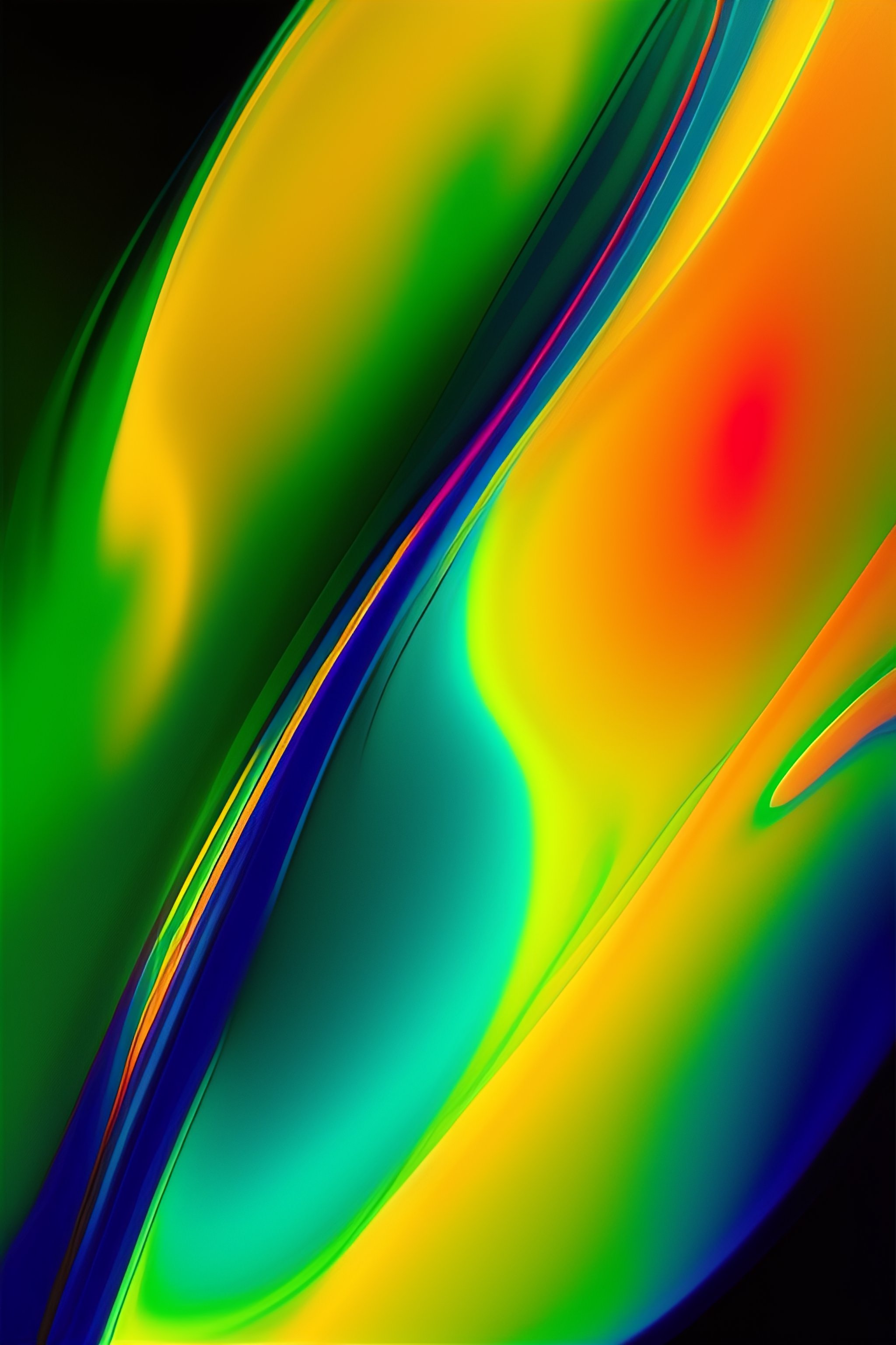 Lexica - Abstracto transparente fluor iridiscente circulos translúcidos ...