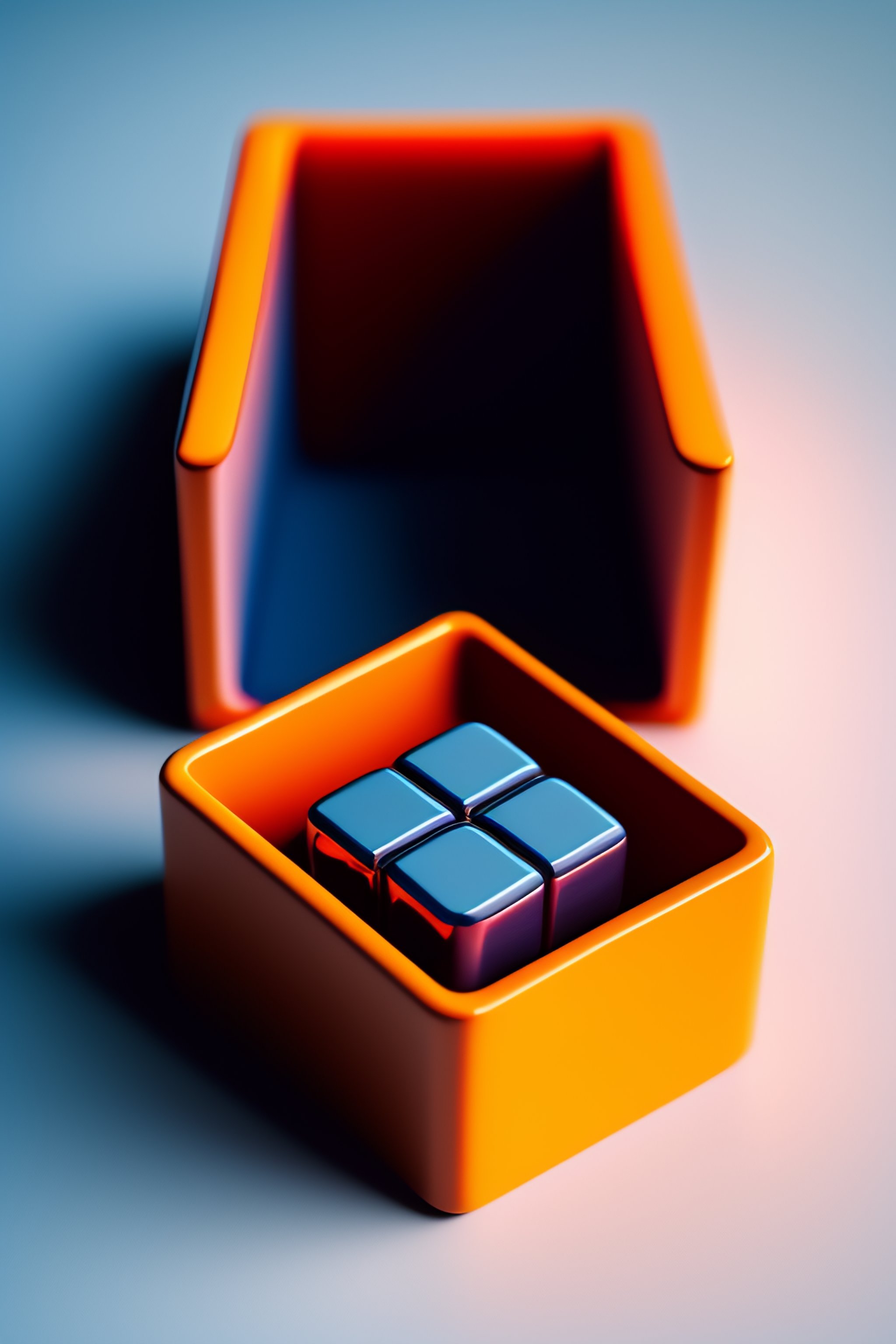 Lexica - A cuboidal box with Instagram logo