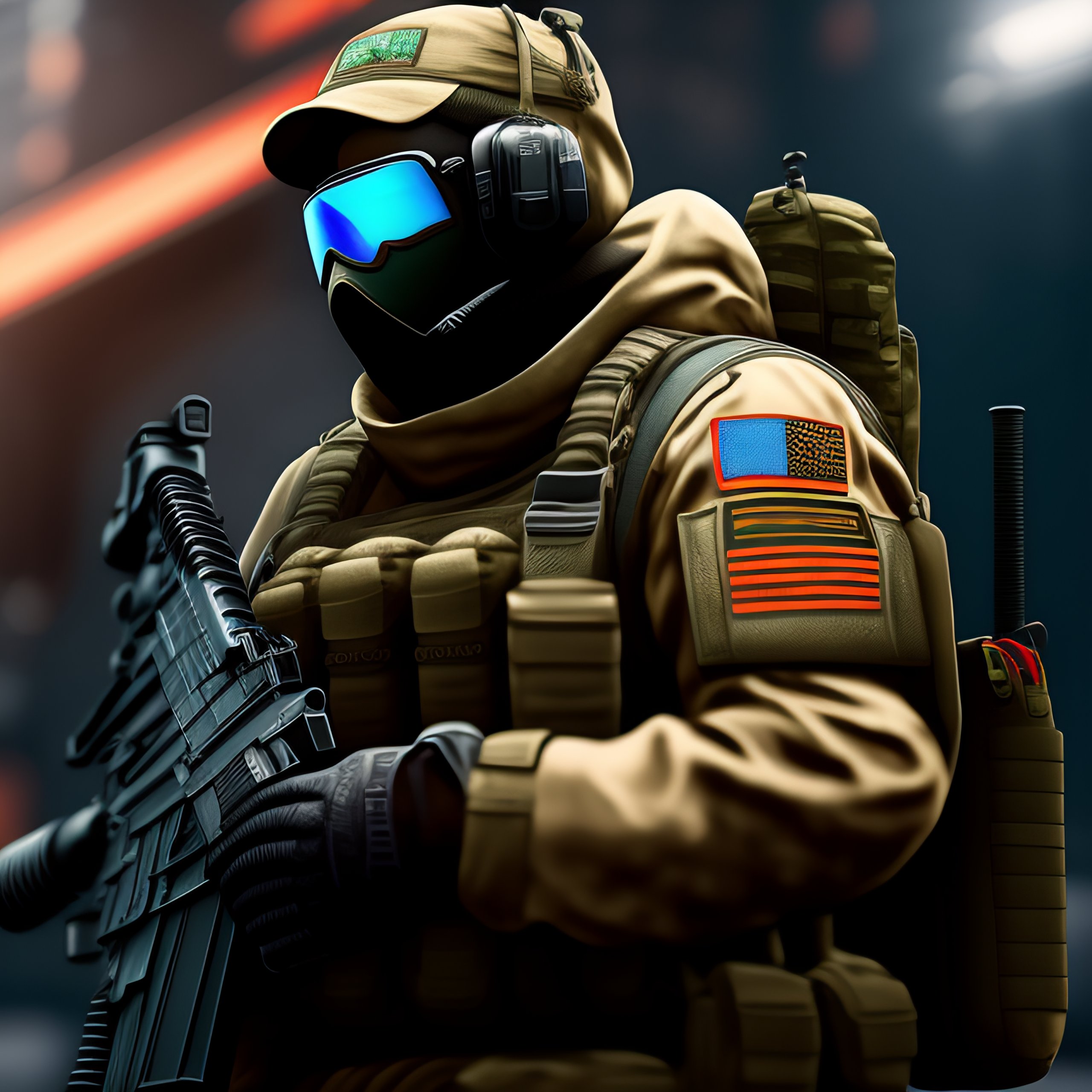 Lexica - CS-GO terrorist player, deluxe skin, militar symbols and ...