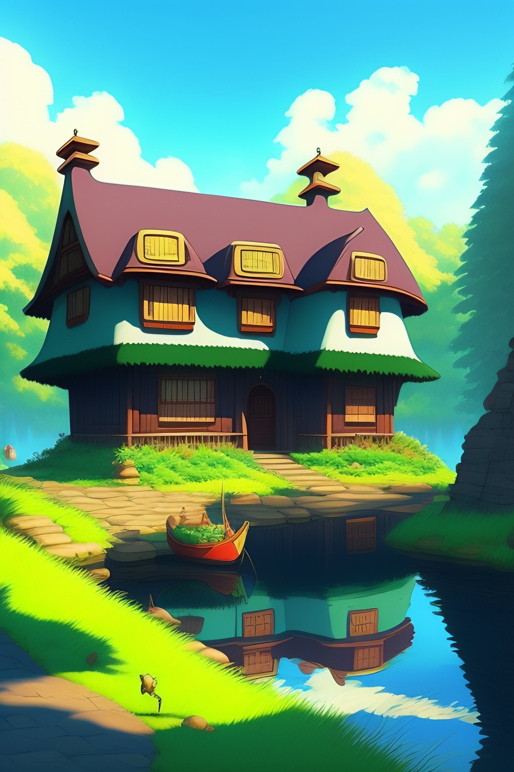 Lexica - Studio ghibli; letter R