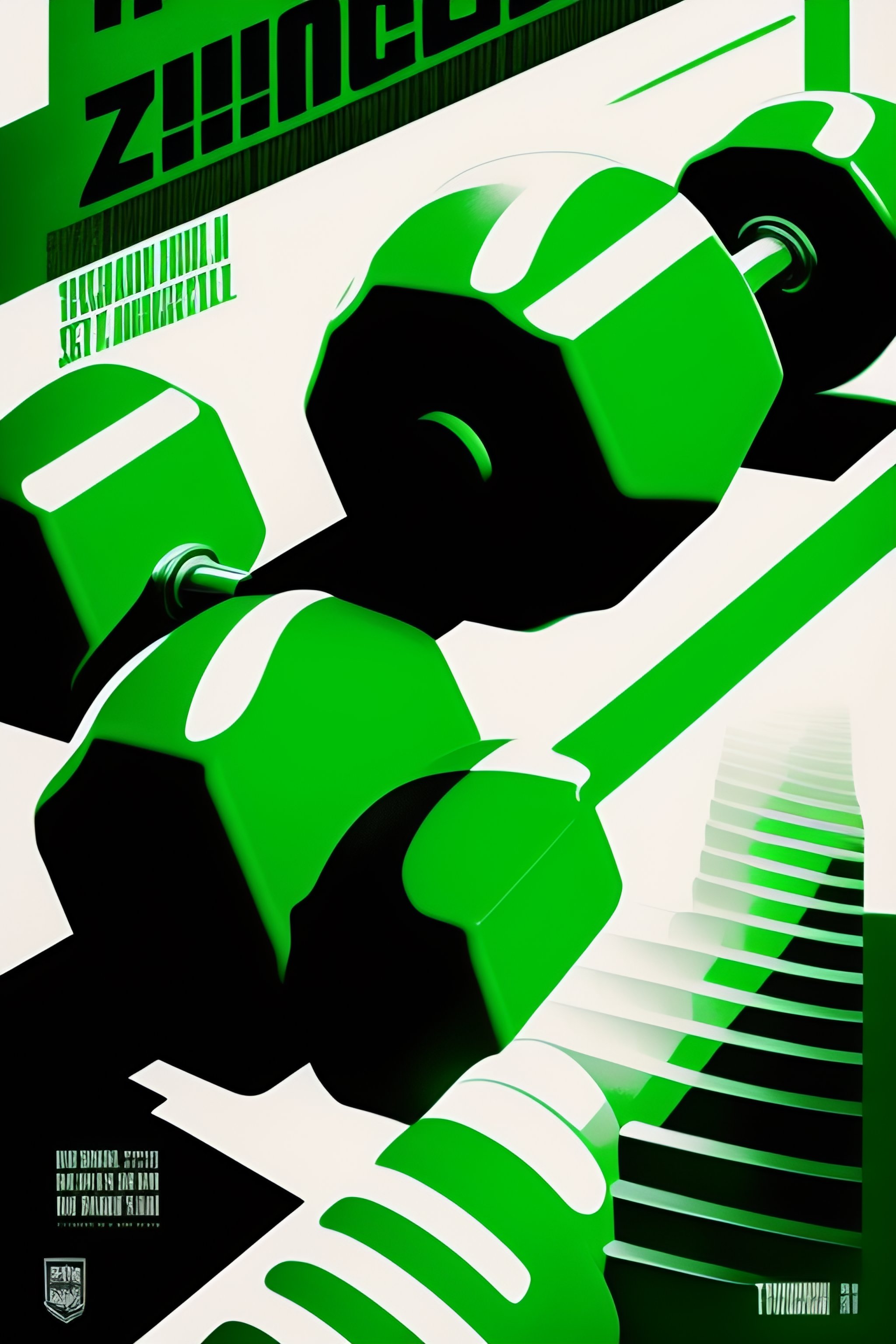 Lexica - Street art poster inspire by communist propaganda, green ...