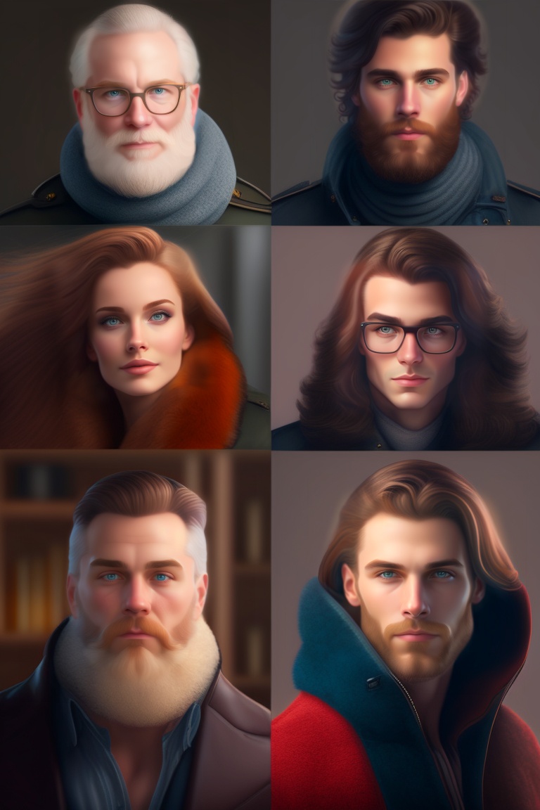 Lexica - A collection of authentic portraits, capturing a variety of ...