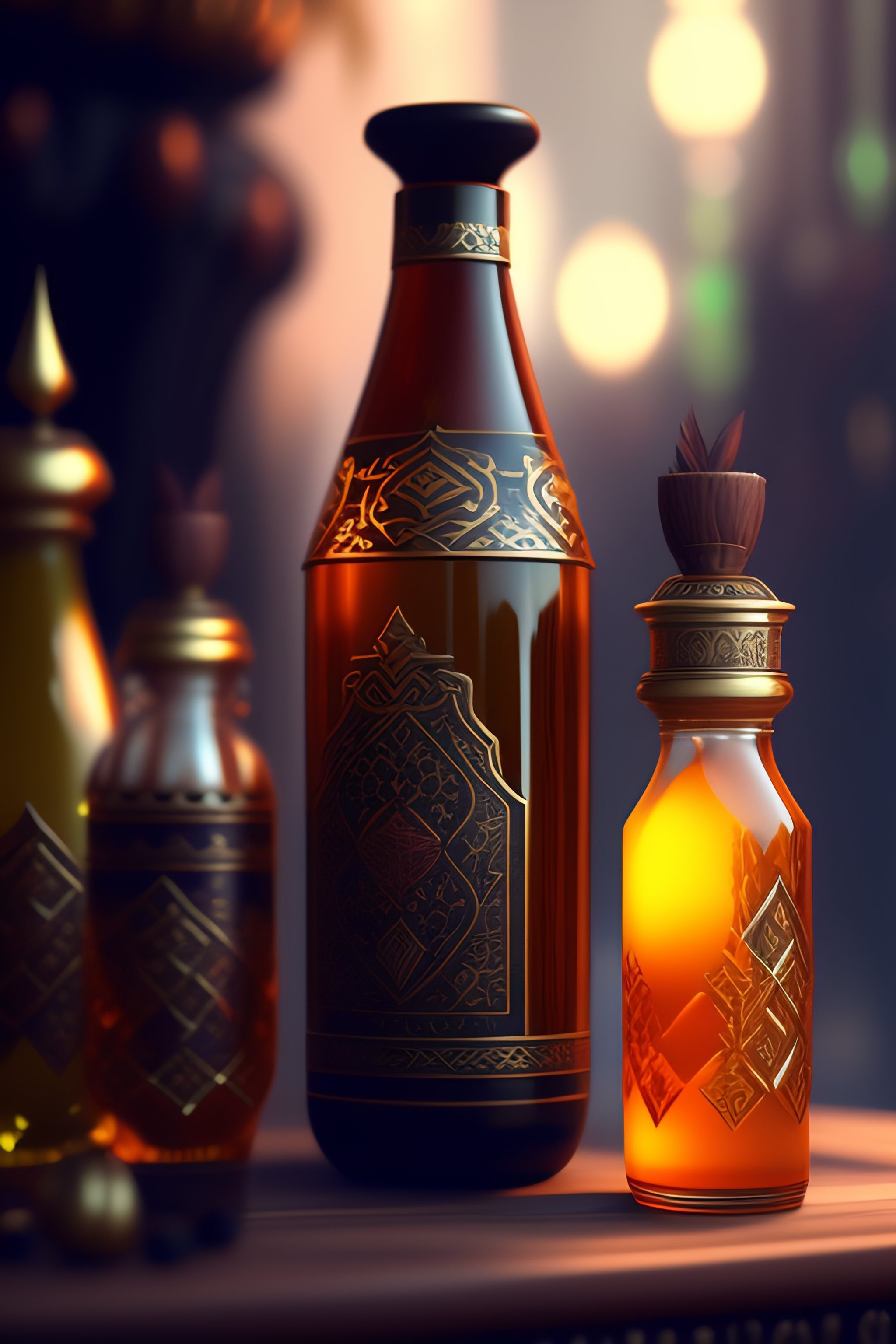 Lexica - Concept art; video game potions; intricate elegant bottles ...