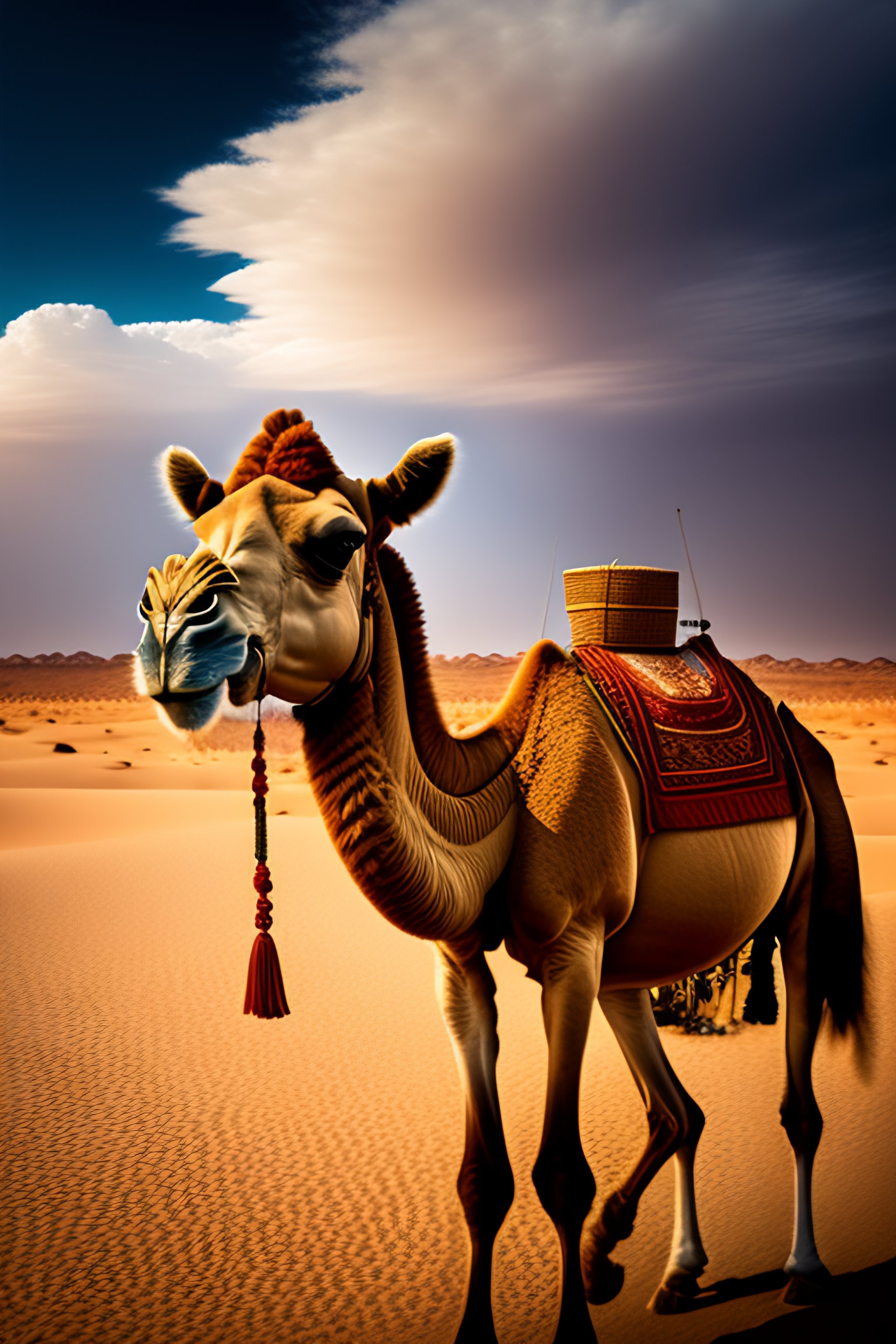 Lexica - A CAMEL IN THE DESERT