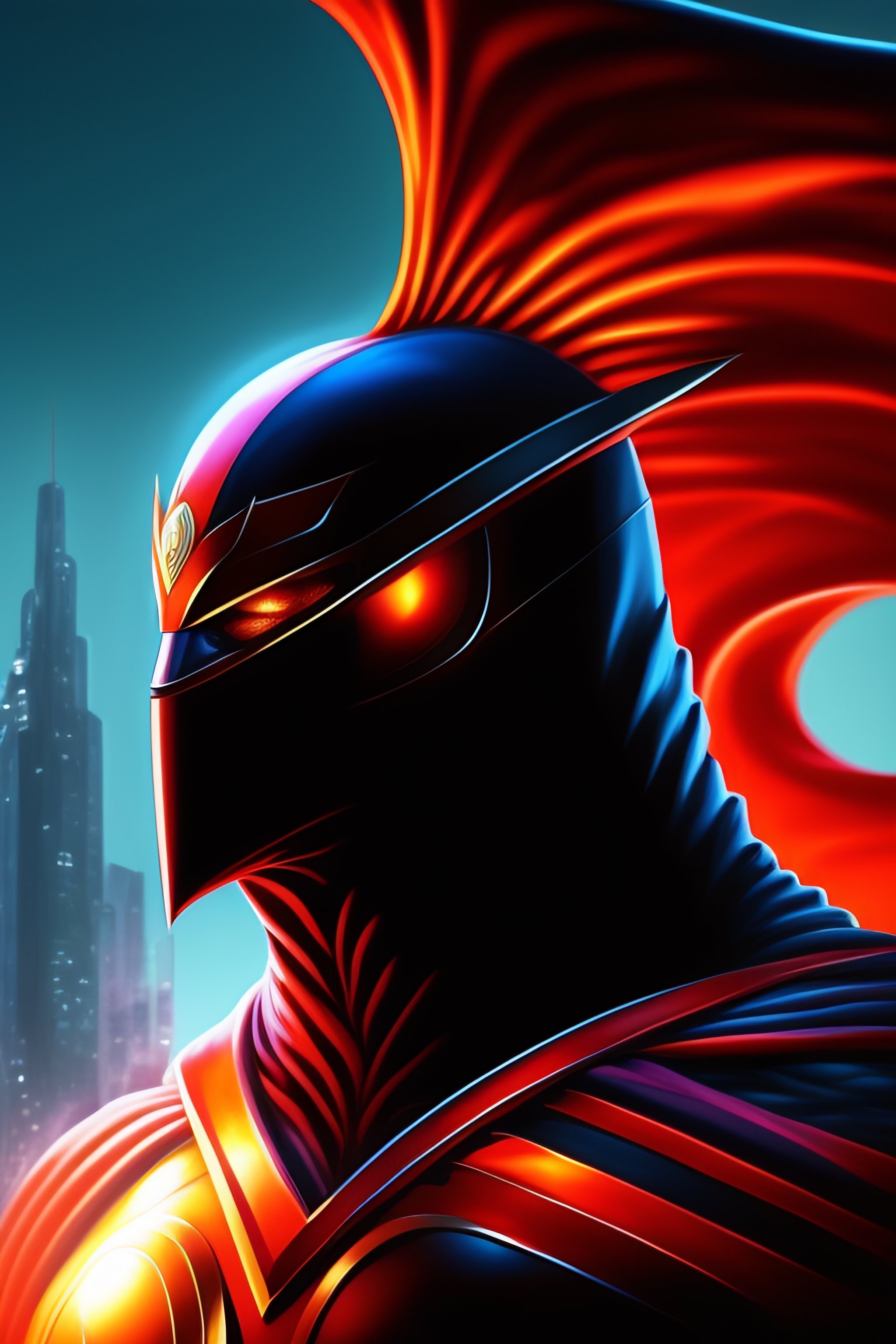 Lexica - Monster crow superhero art by alex ross 4k hd