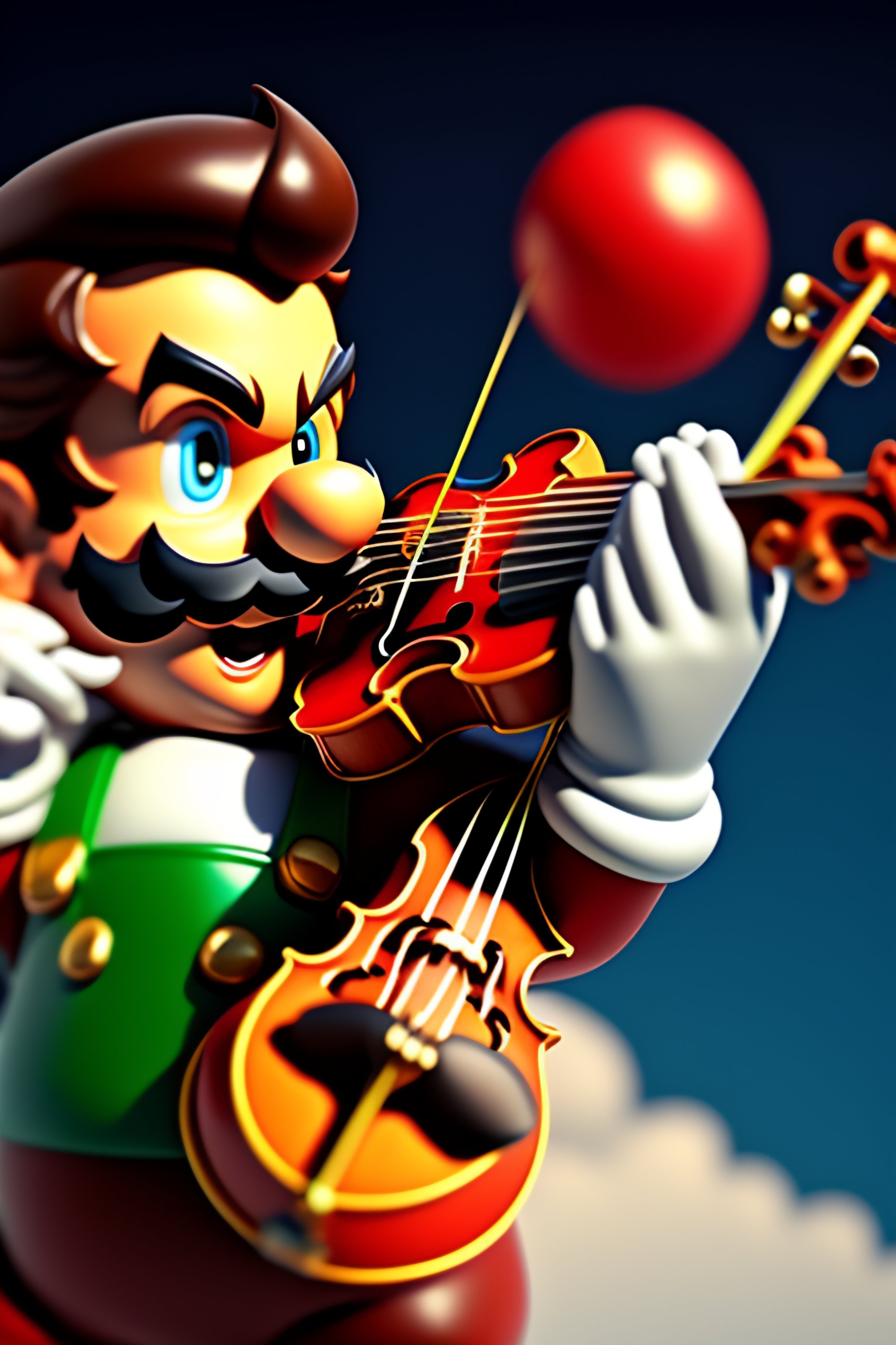Lexica - Super mario playing violin