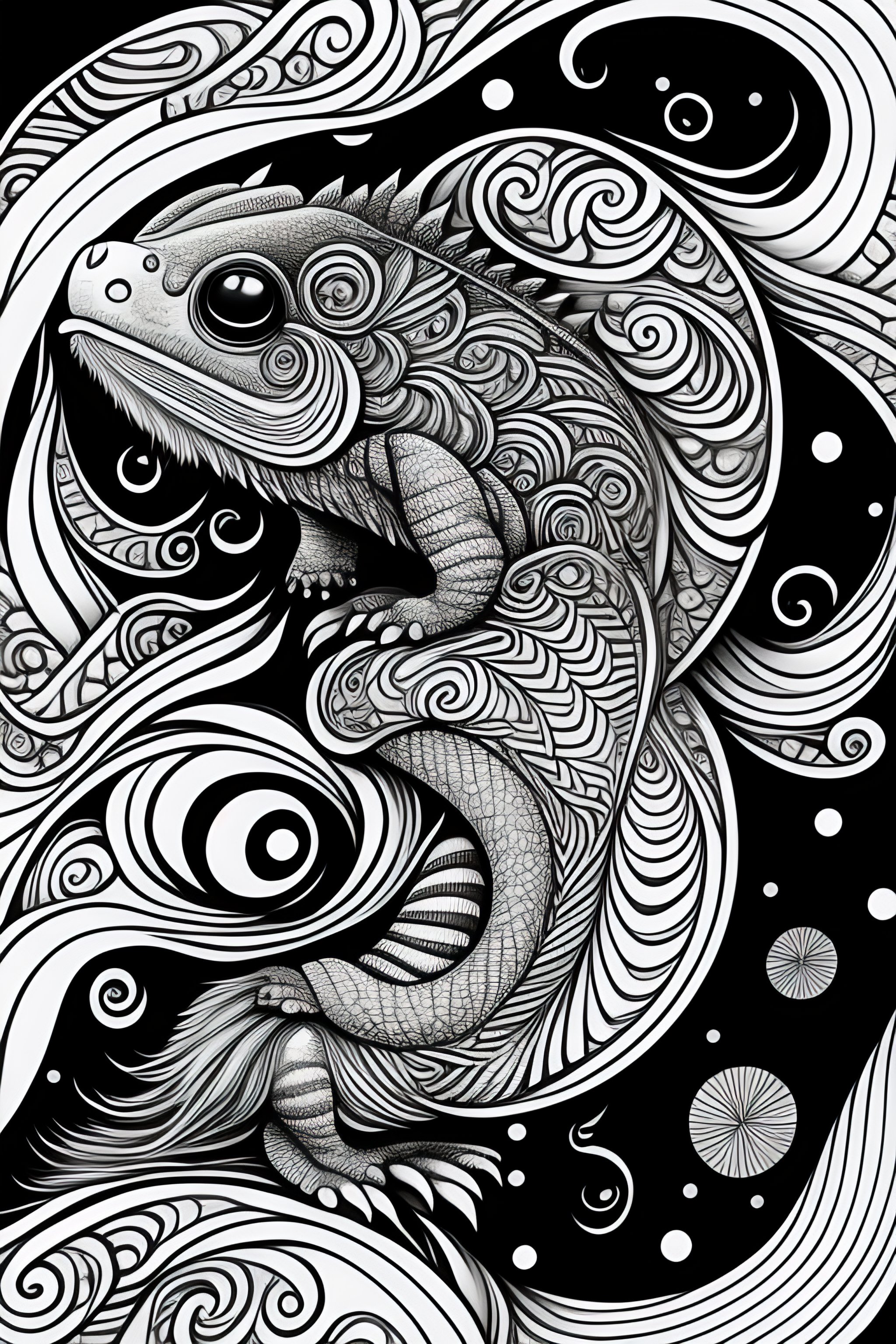 Lexica - Kawaii warrior mutant chameleon, fantasy, magical, mystical ...