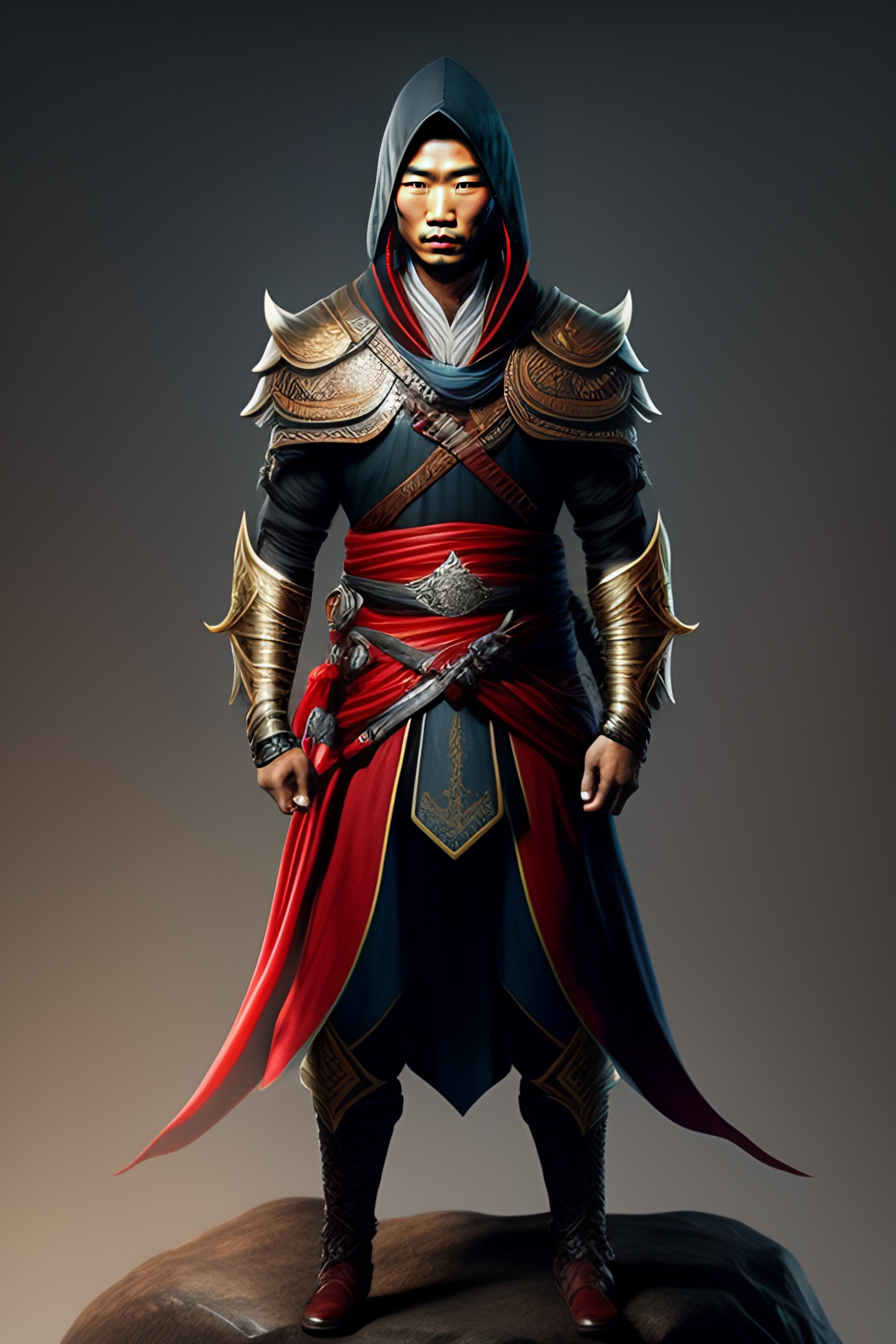 Lexica - Assassin creed asian, male