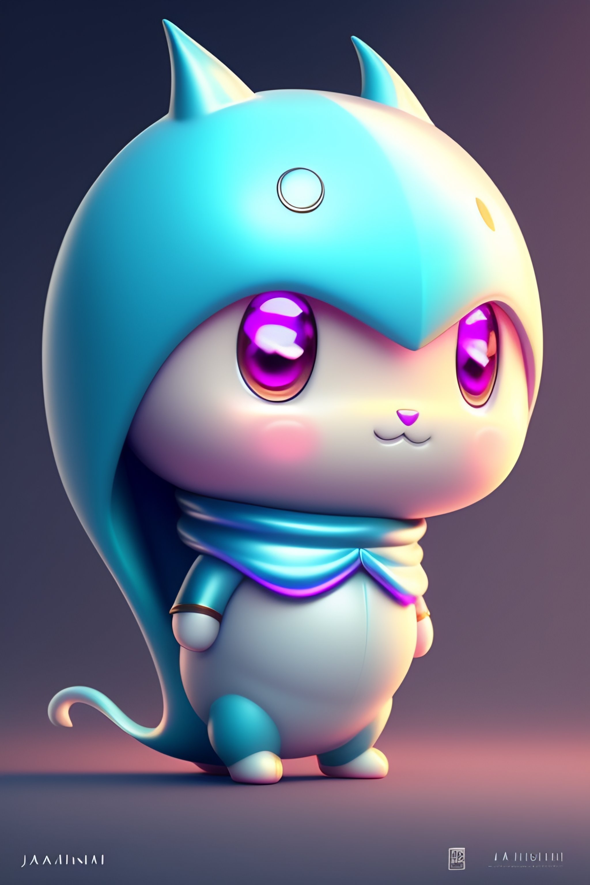 Lexica - Cute and adorable cartoon majinboo baby, fantasy, dreamlike ...