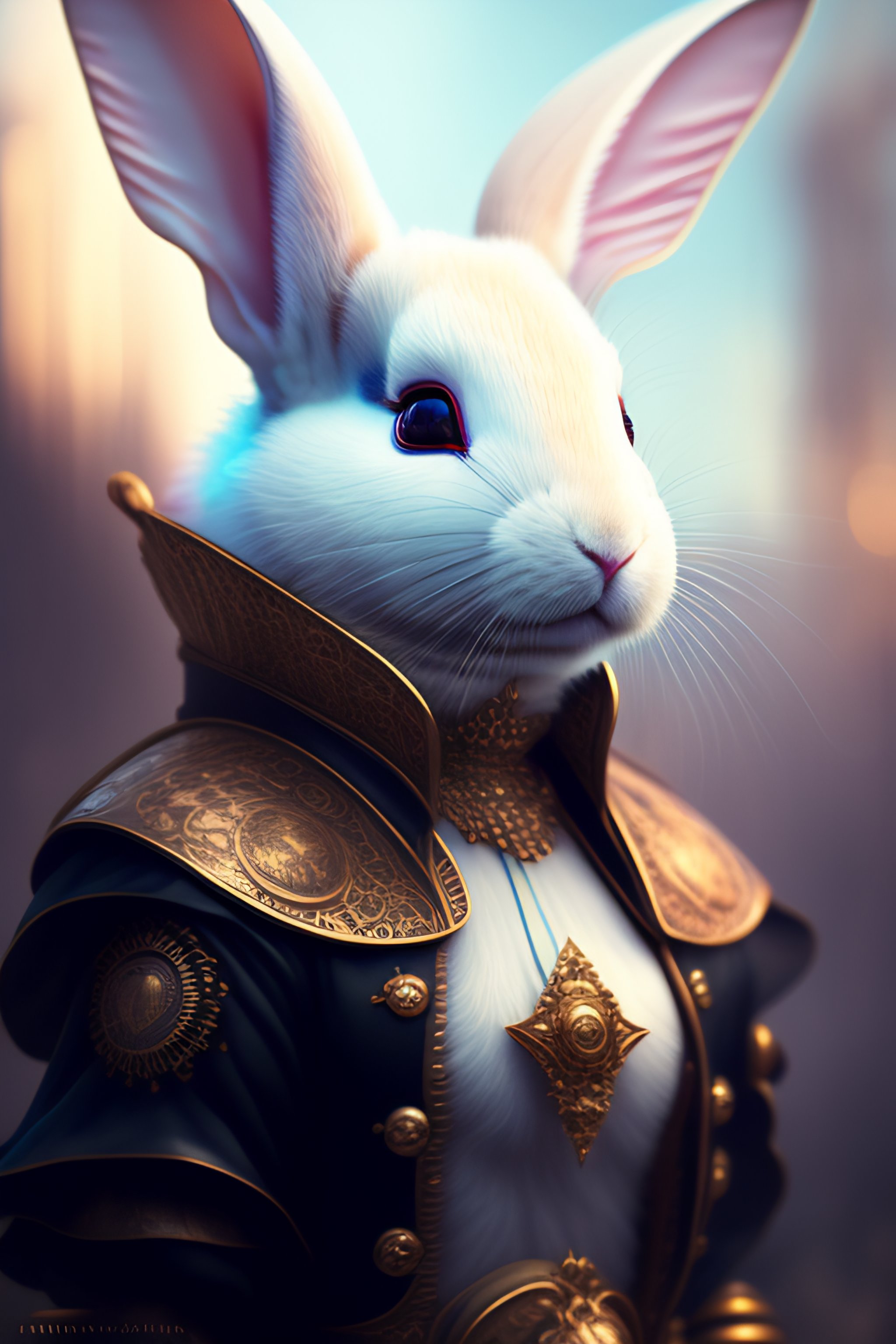Lexica - White rabbit, steampunk googles, highly detailed, cinematic, 8 ...