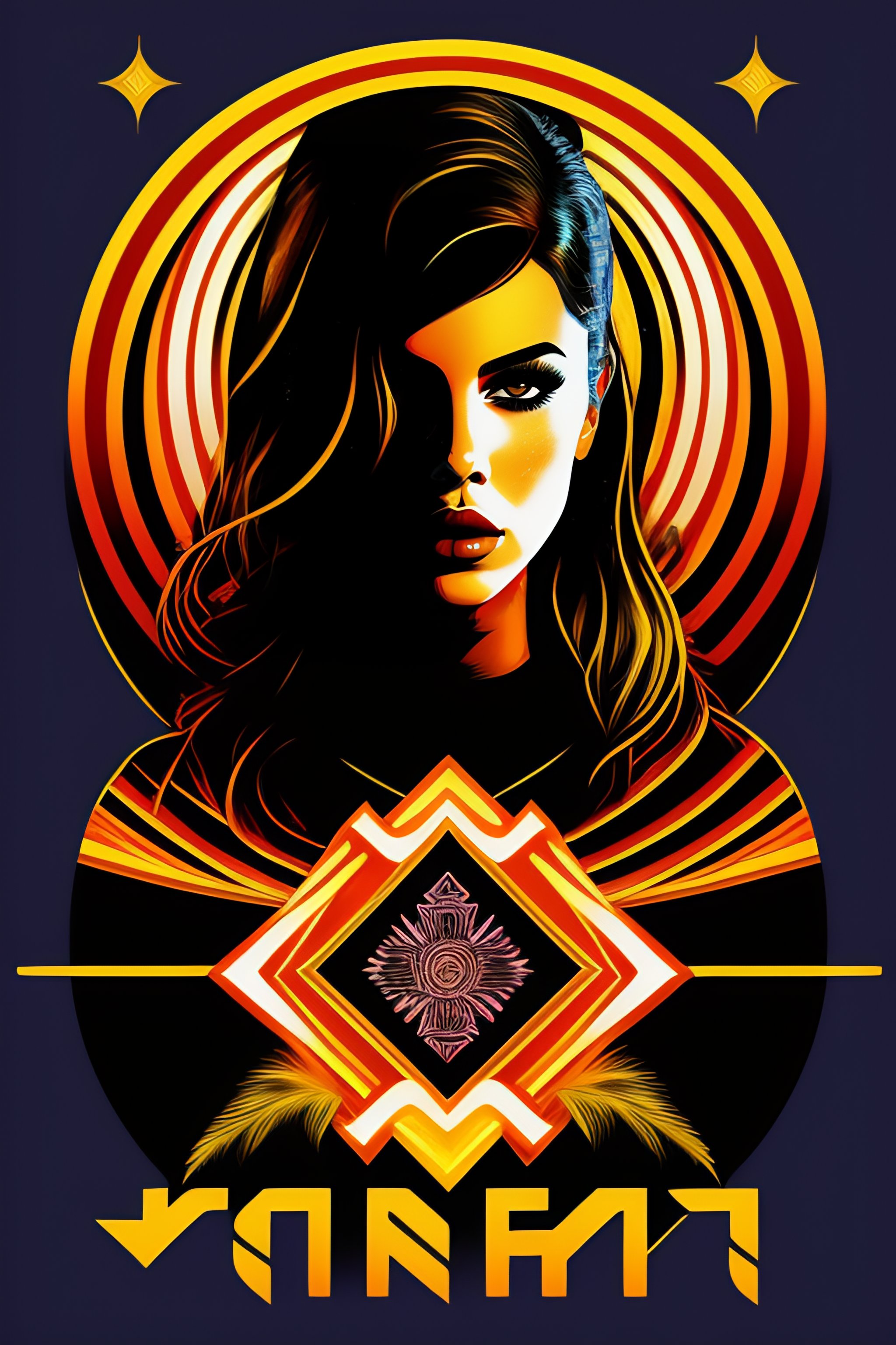 Lexica - Vector, graphic novel, grunge, geometric tshirt design