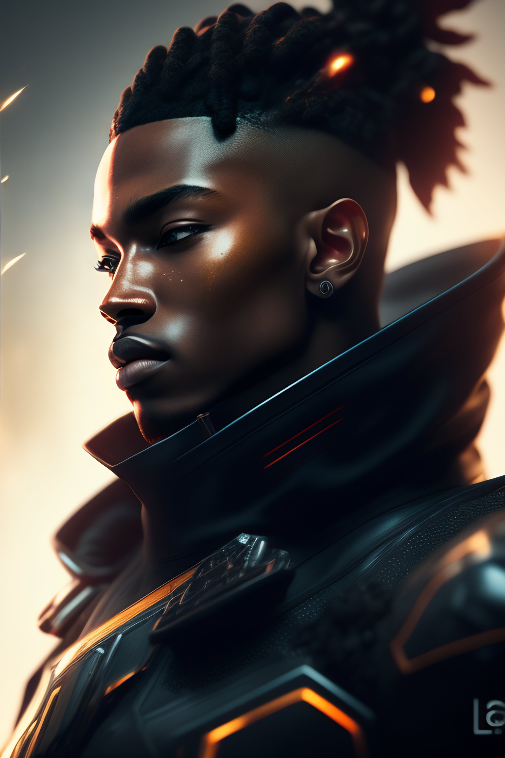 Lexica - League of legends art style, highly detailed futuristic ekko ...