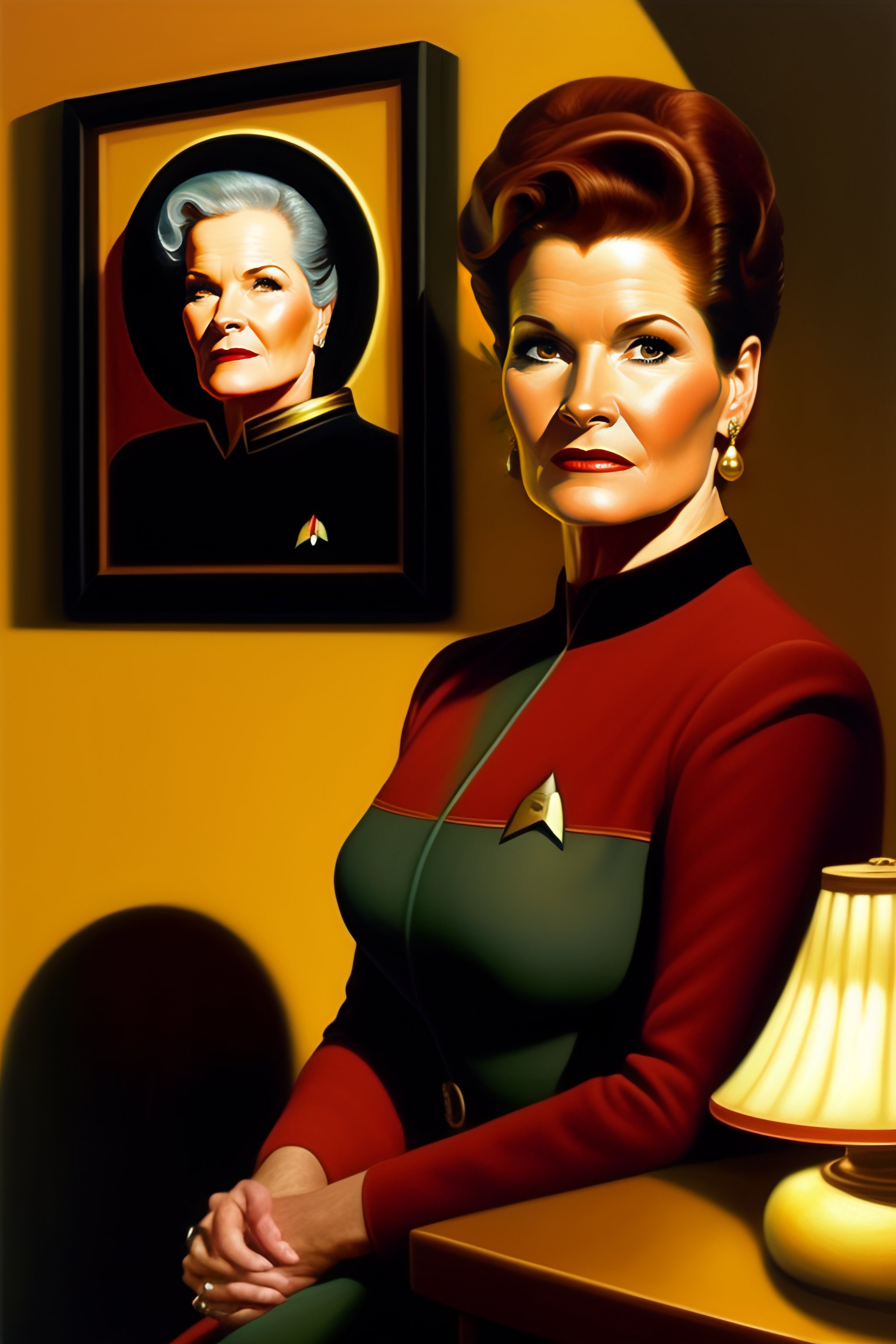 Lexica - Janeway, Captian, Star trek, Voyager, grant wood, pj crook ...