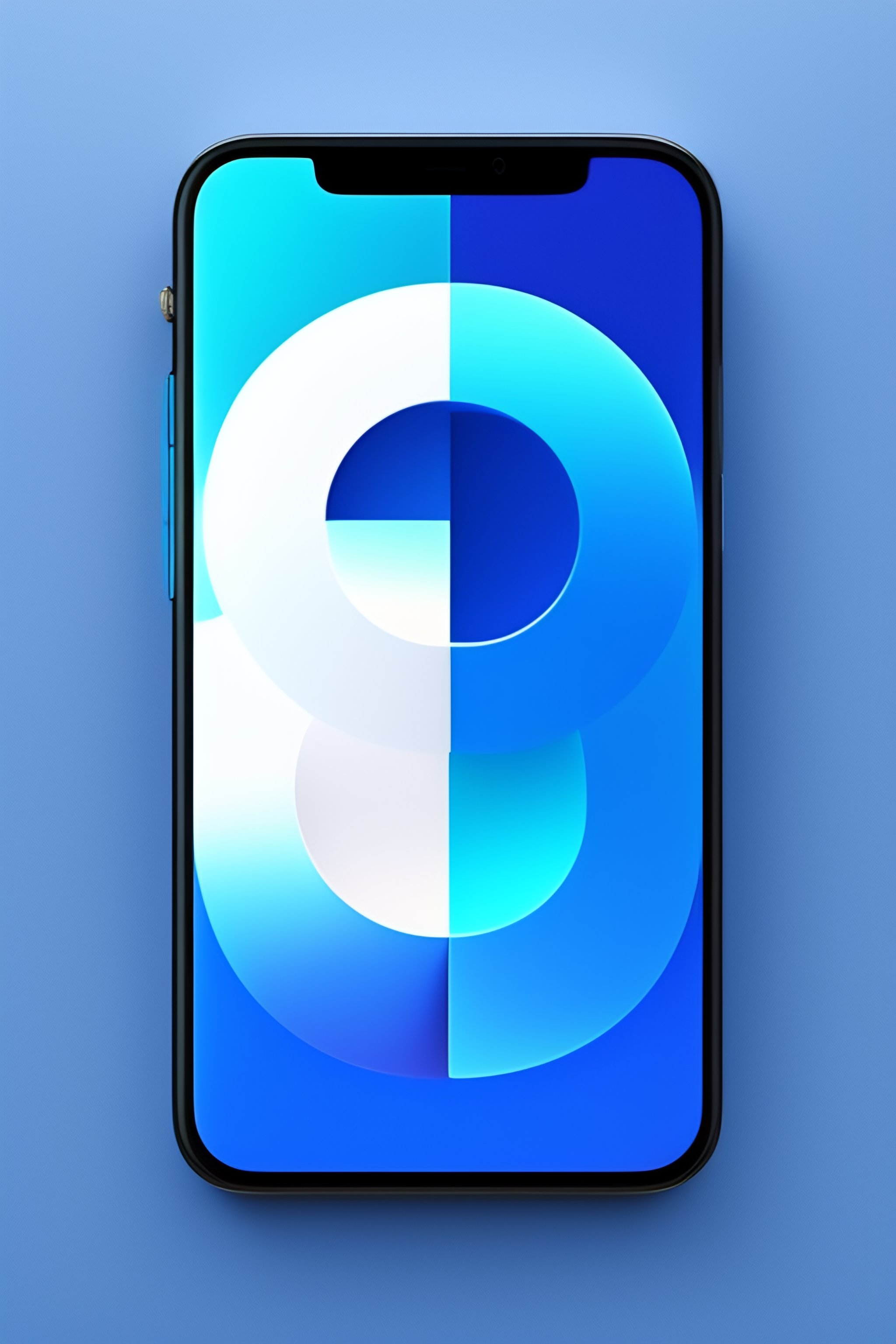 Lexica - A blue background with a white symbol in the middle, a ...