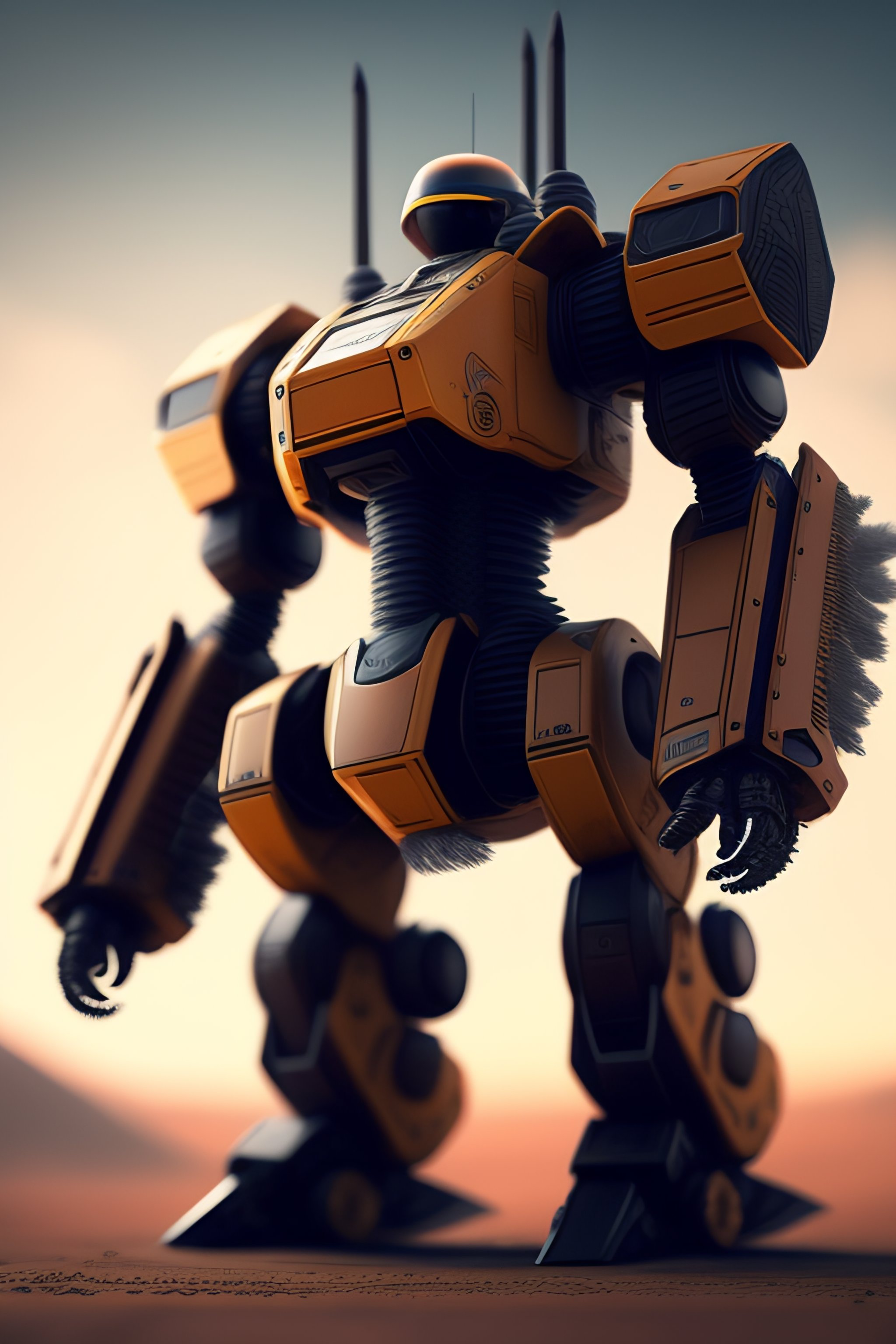 Lexica - War robots realistic 4k Shockwave