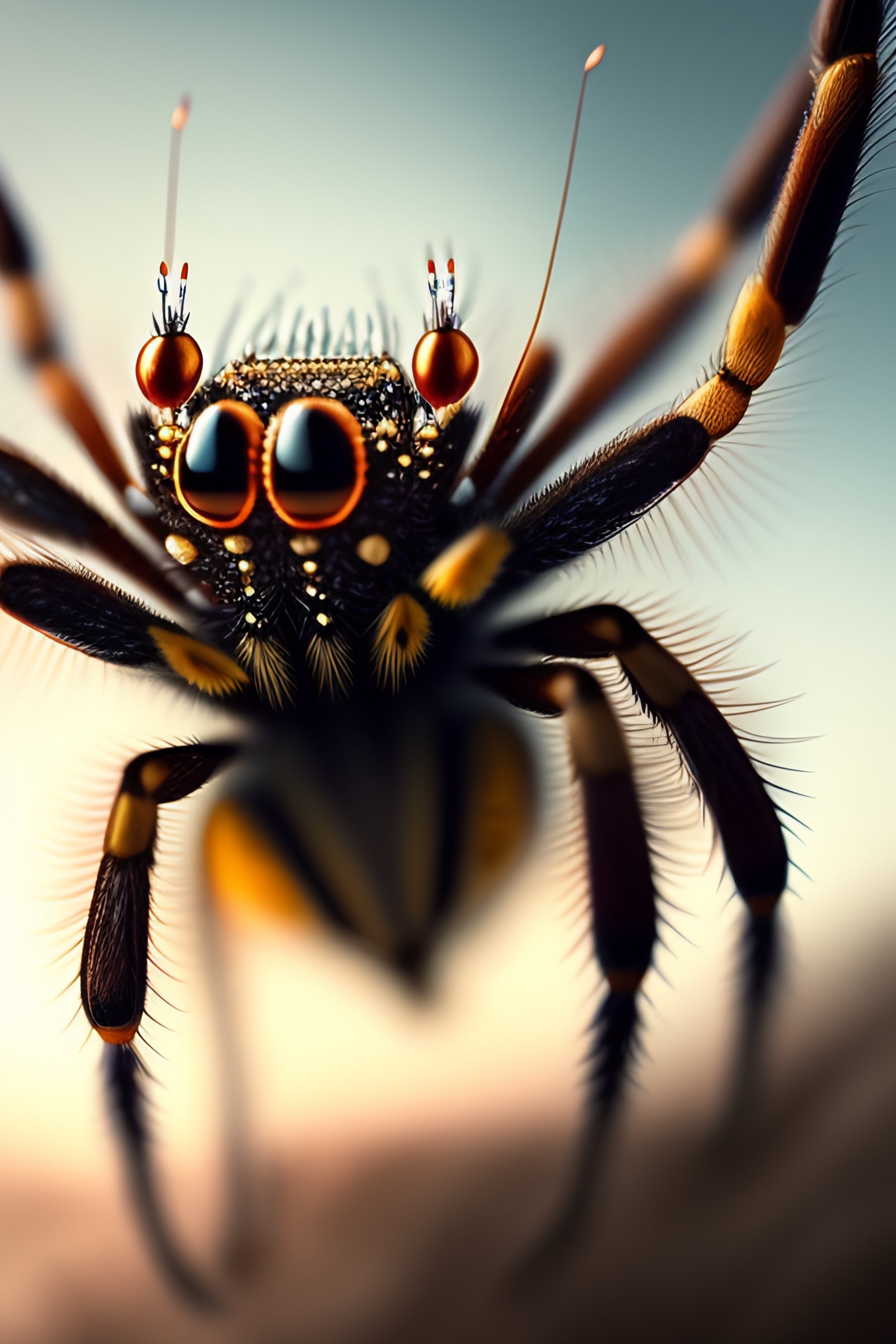 Lexica - Portrait of an 8 legged monster