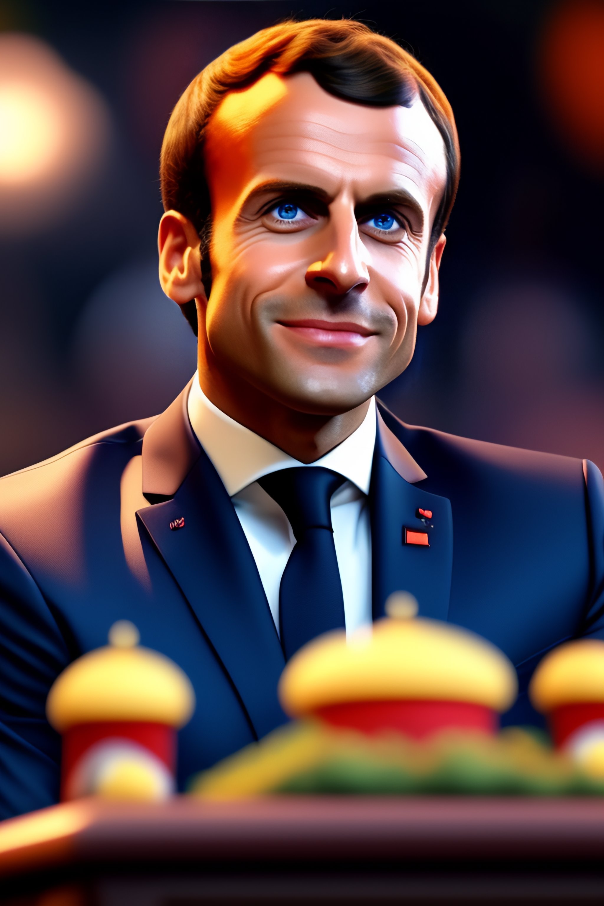 Lexica - Emmanuel Macron as a pixar disney character from up 2 0 0 9 ...