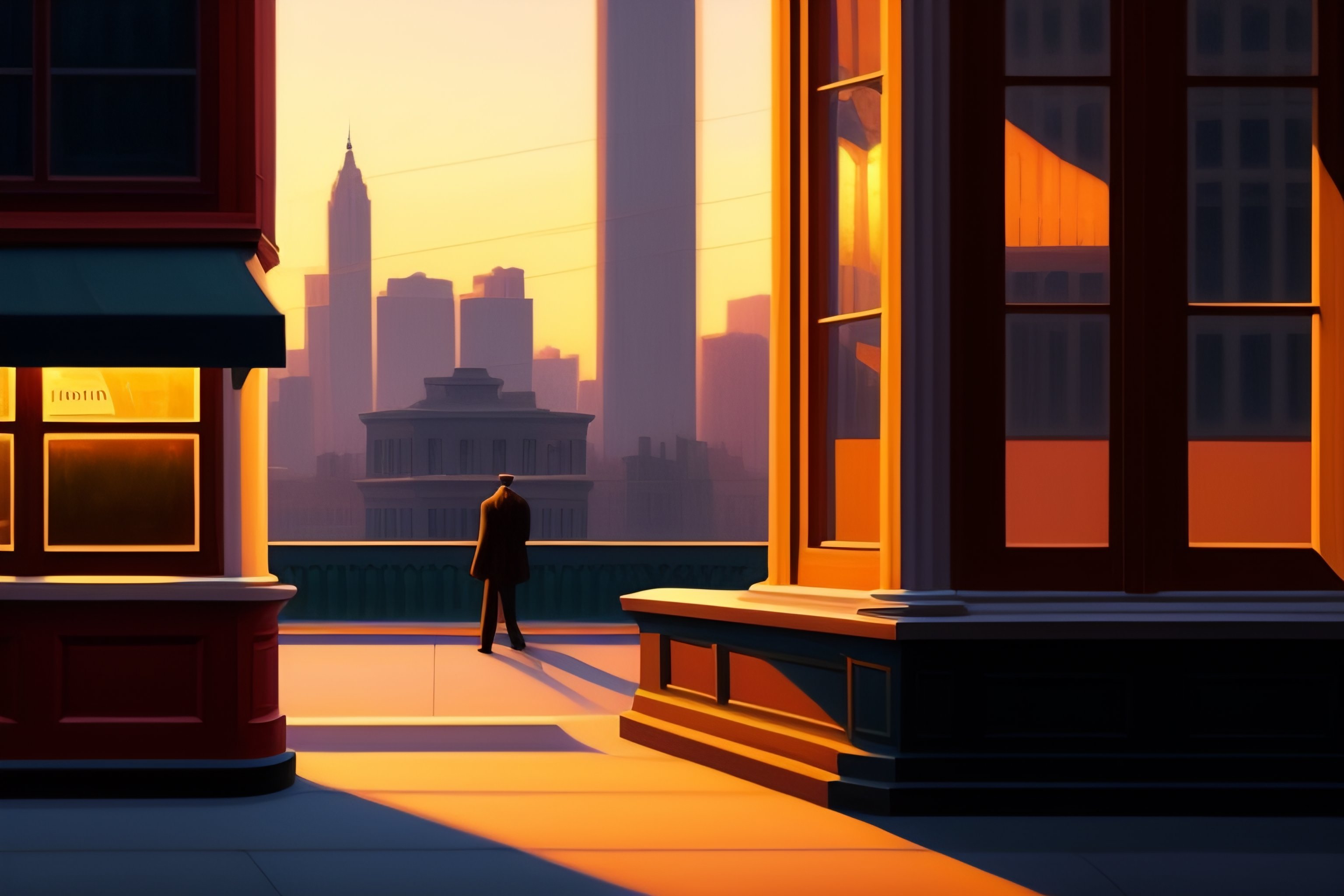 Lexica - An illustration of a city that captures the mood and ...