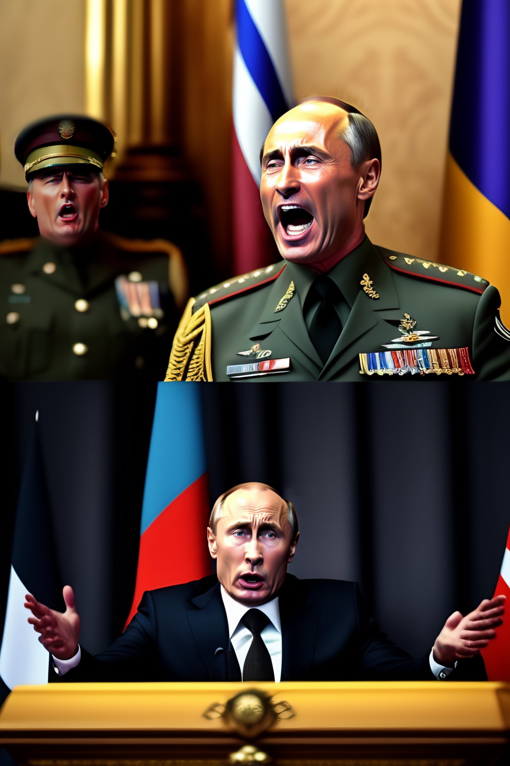 Lexica - Putin screaming at his generals