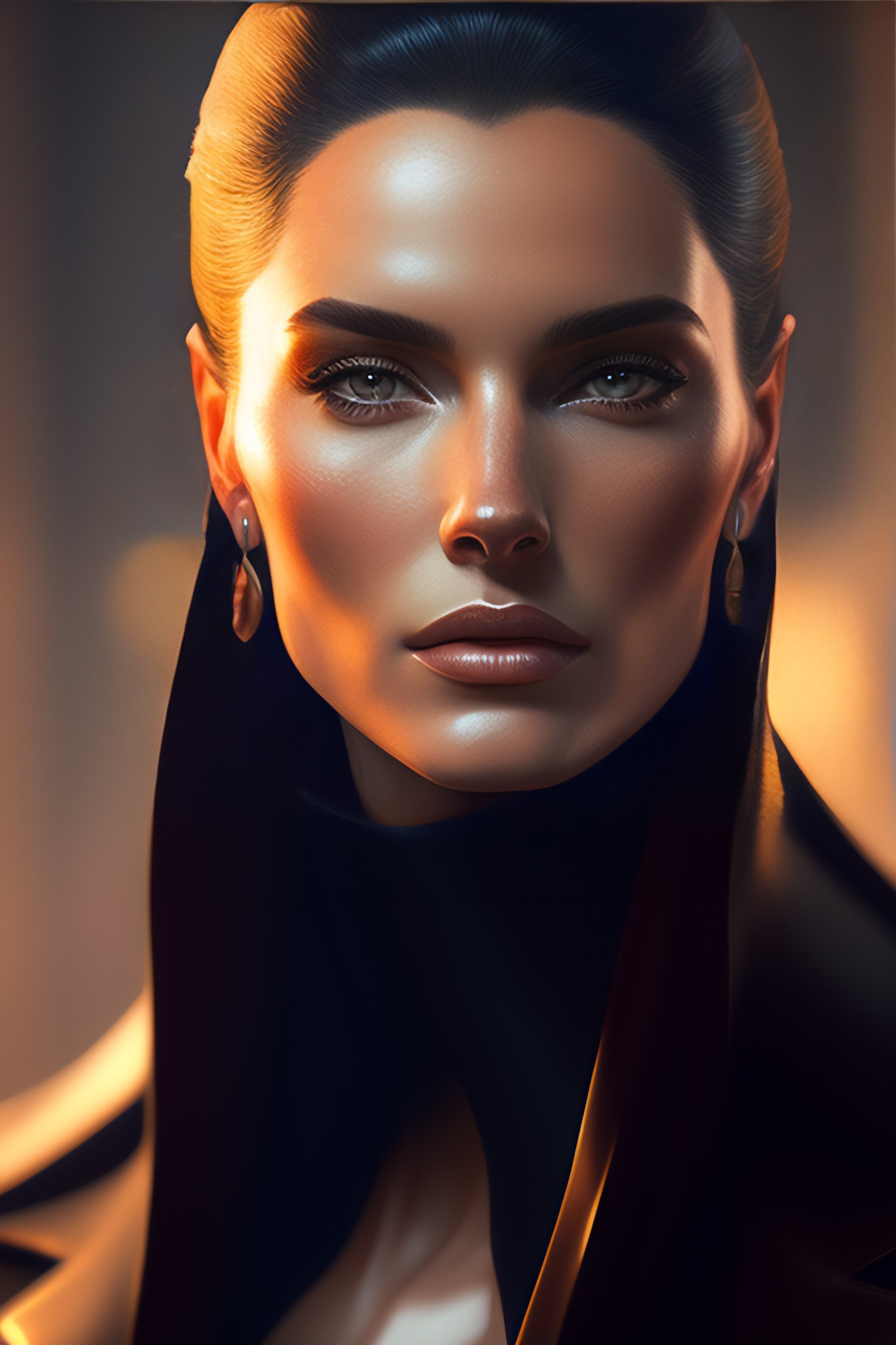 Lexica - Portrait of mysterious unnatural presence, by pascal blanche ...