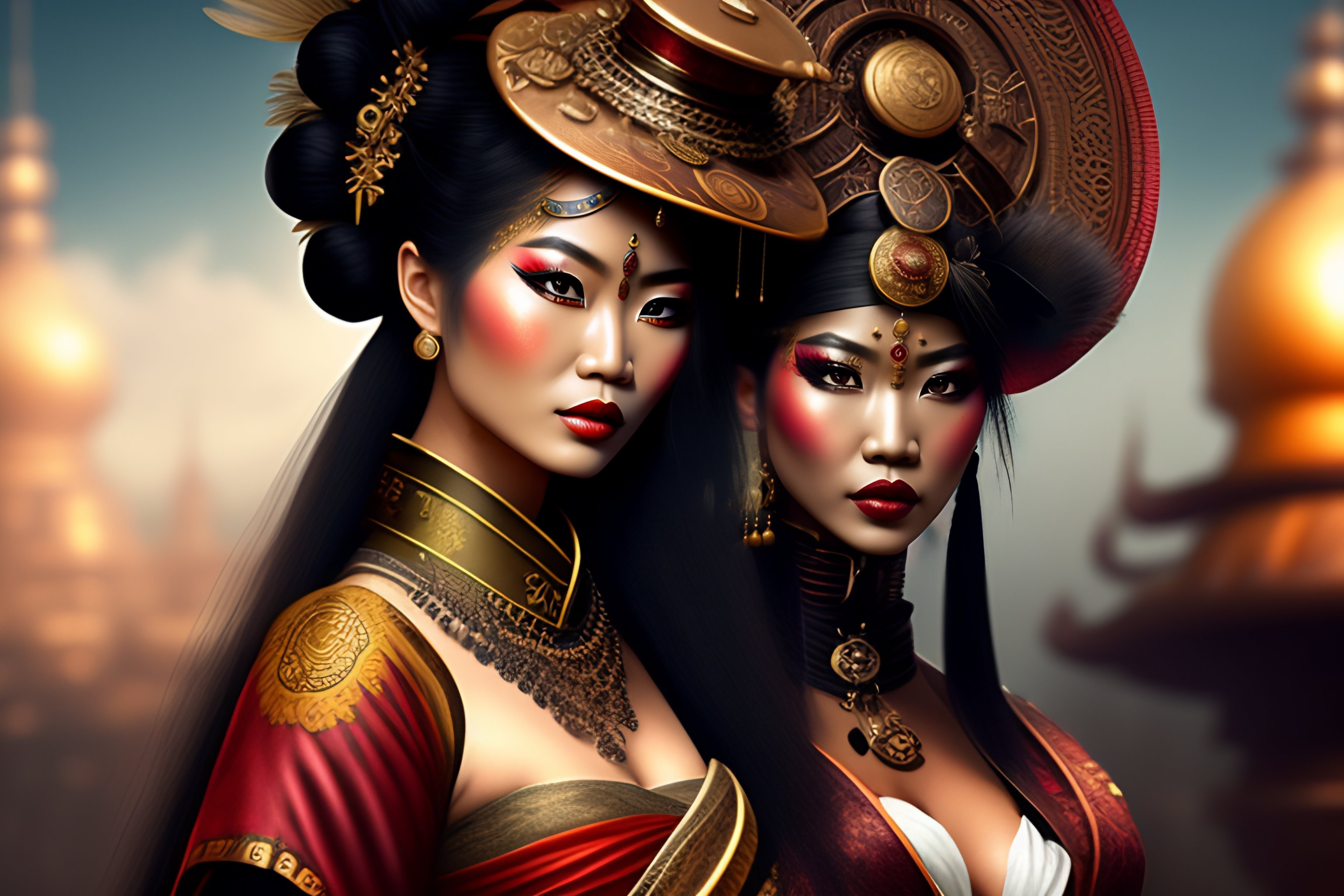 Lexica - Warrior geisha steampunk style