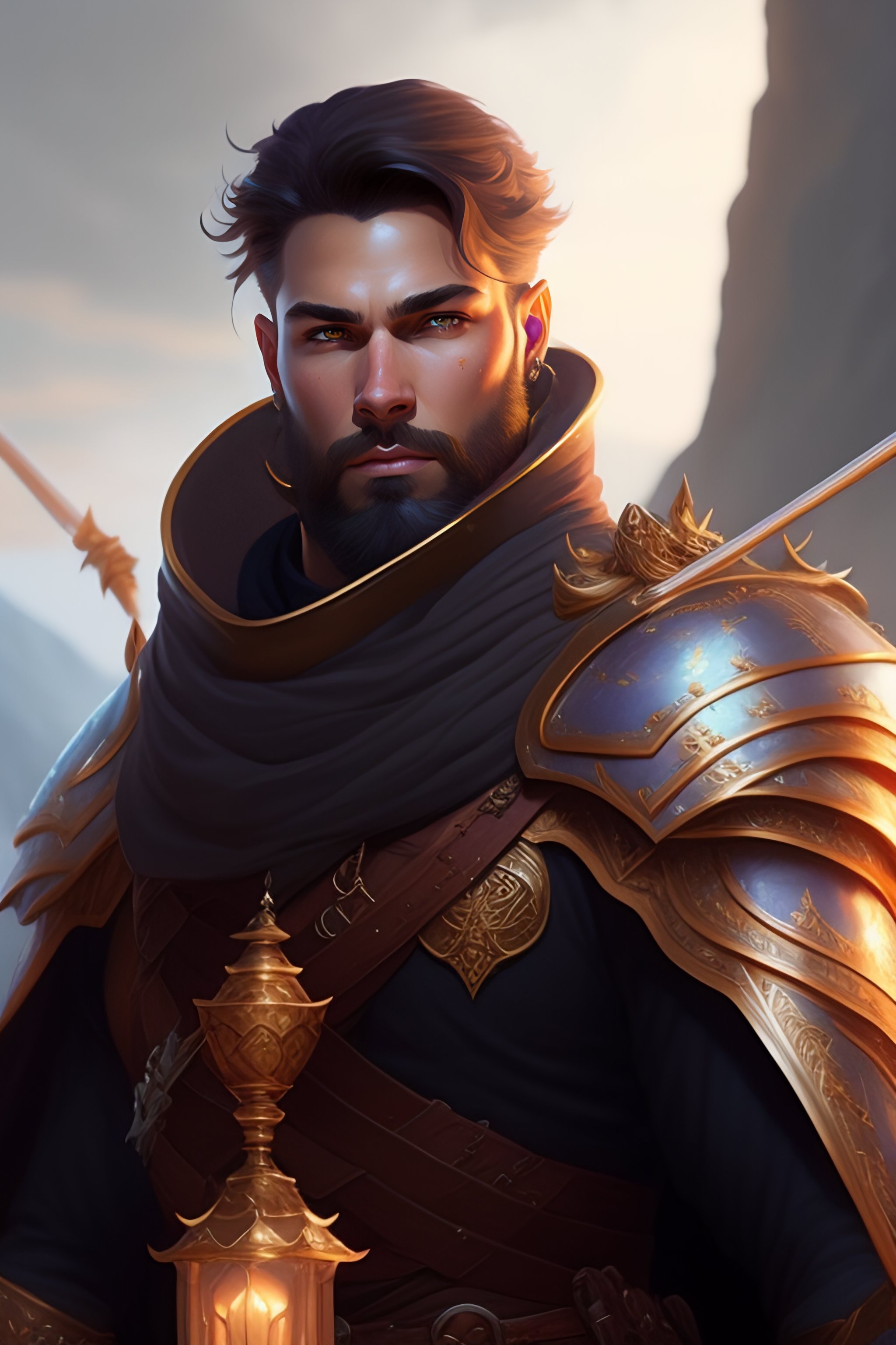 Lexica - Highly detailed portrait of dnd Paladin, stephen bliss, unreal ...