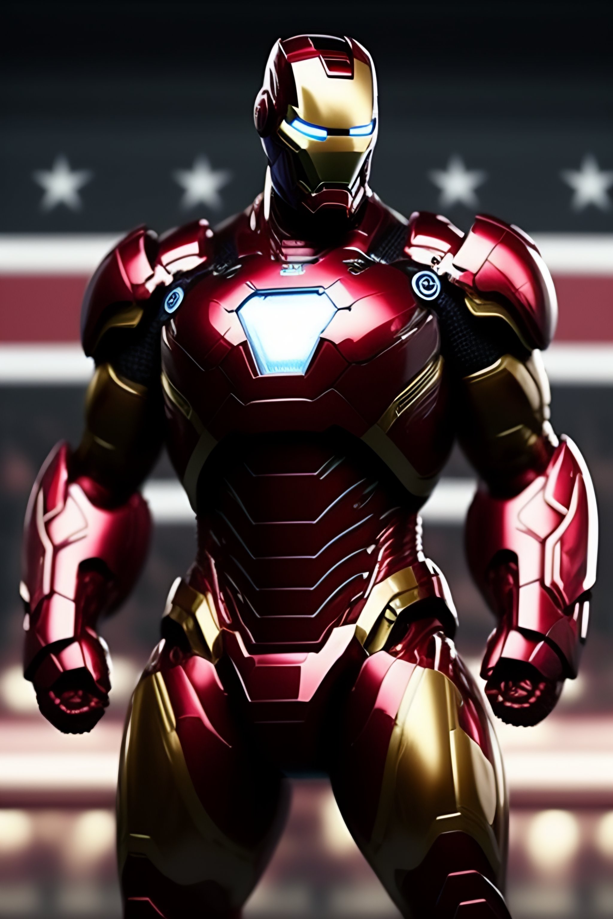 Lexica - Nicolas Maduro in Ironman gear