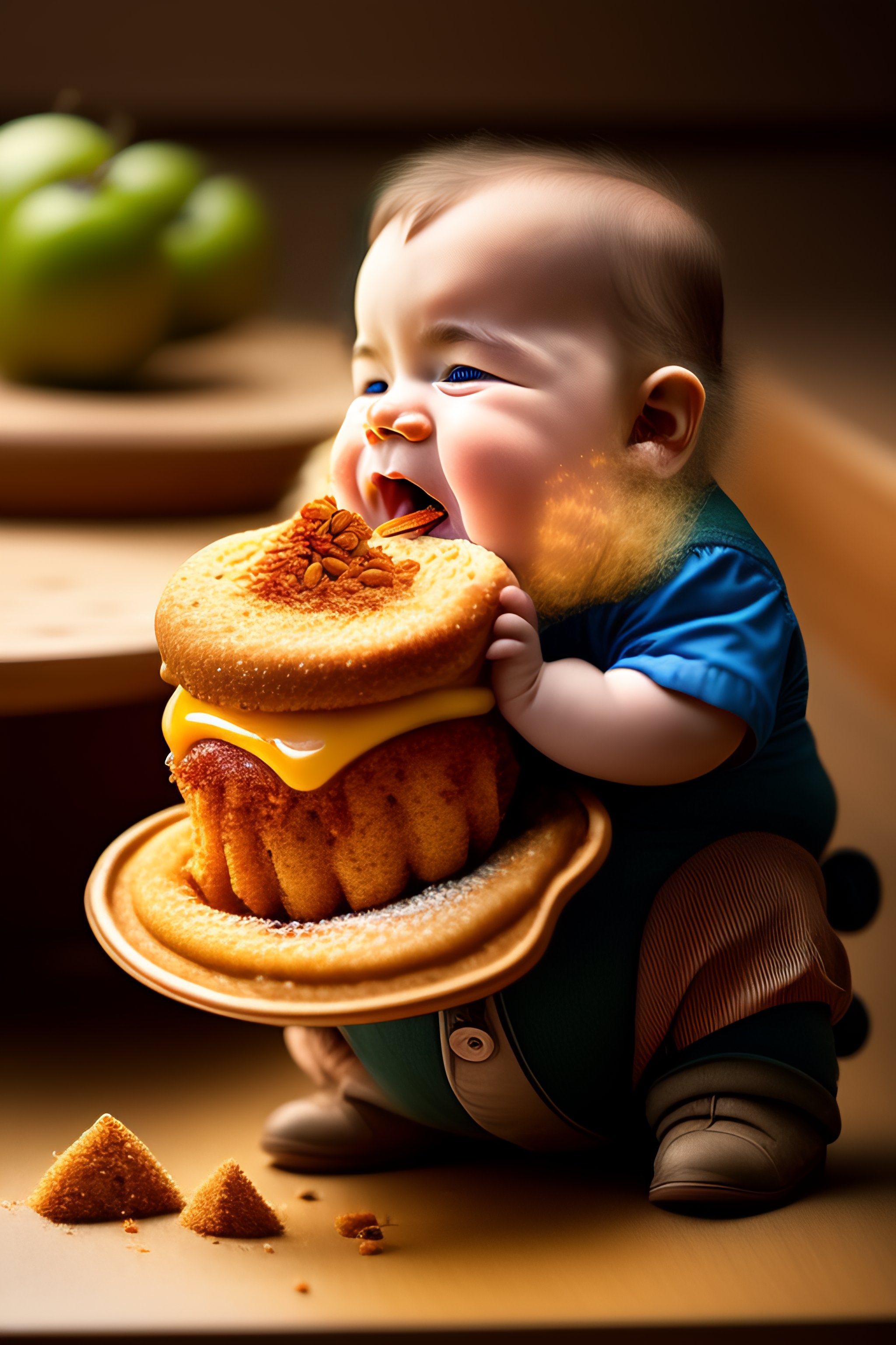 Lexica - A dwarf inside eating a peanut