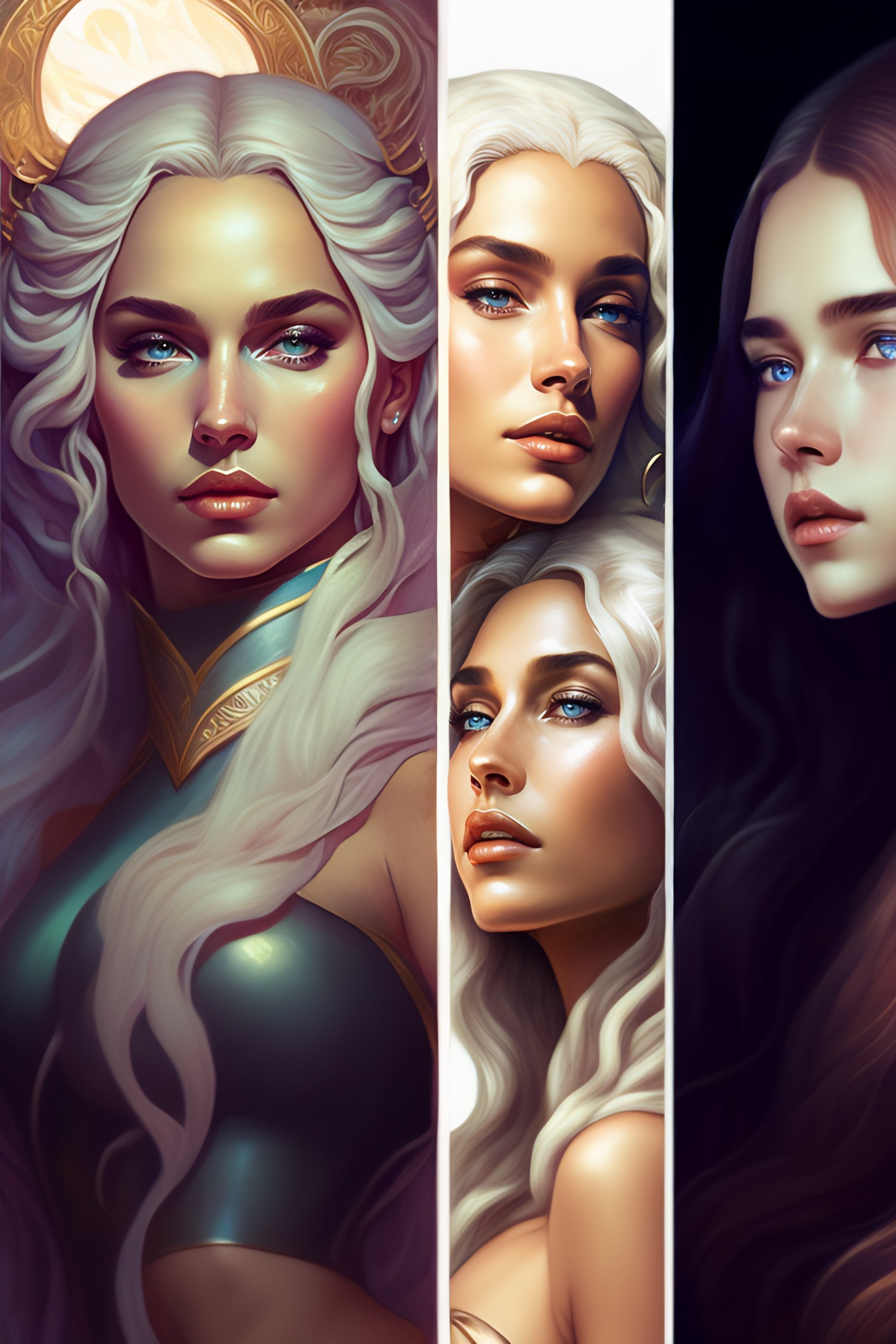 Lexica - Wide portrait of Celebrity Daenerys Targaryen, game of thrones ...