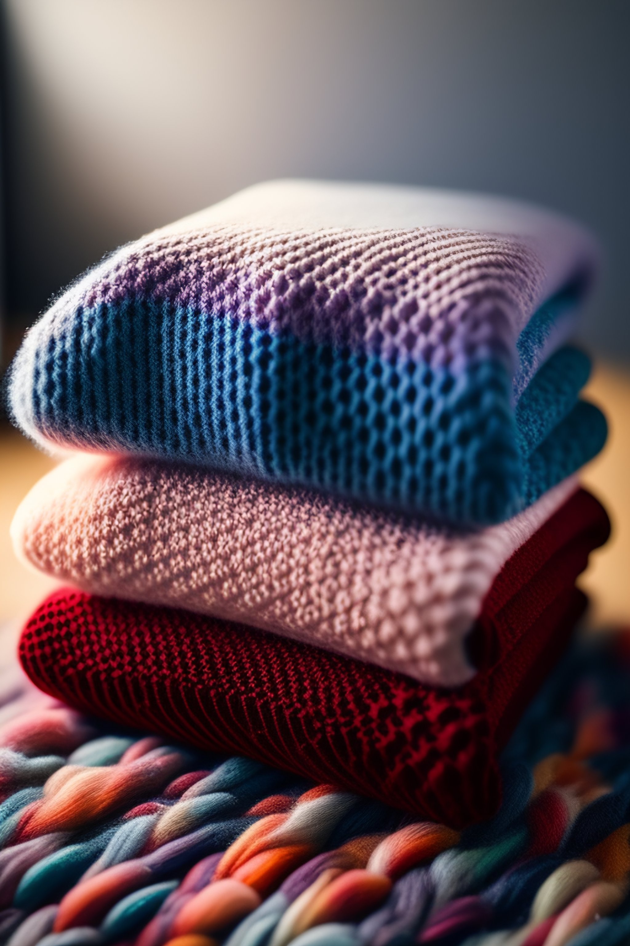 Lexica - Depth of field to high quality knit aesthetics of luxurious ...