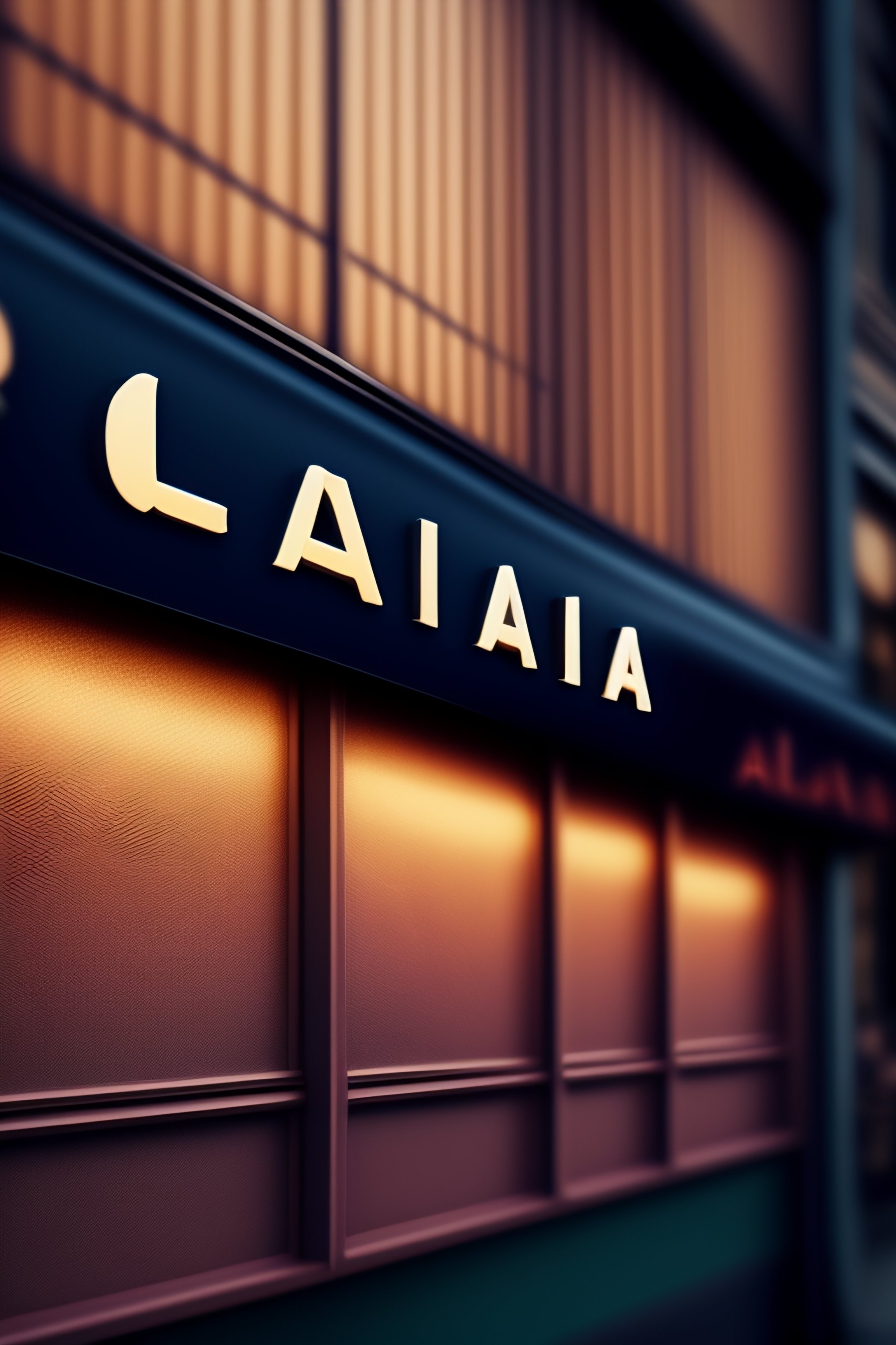 Lexica - Clothing store logo with the name Aila