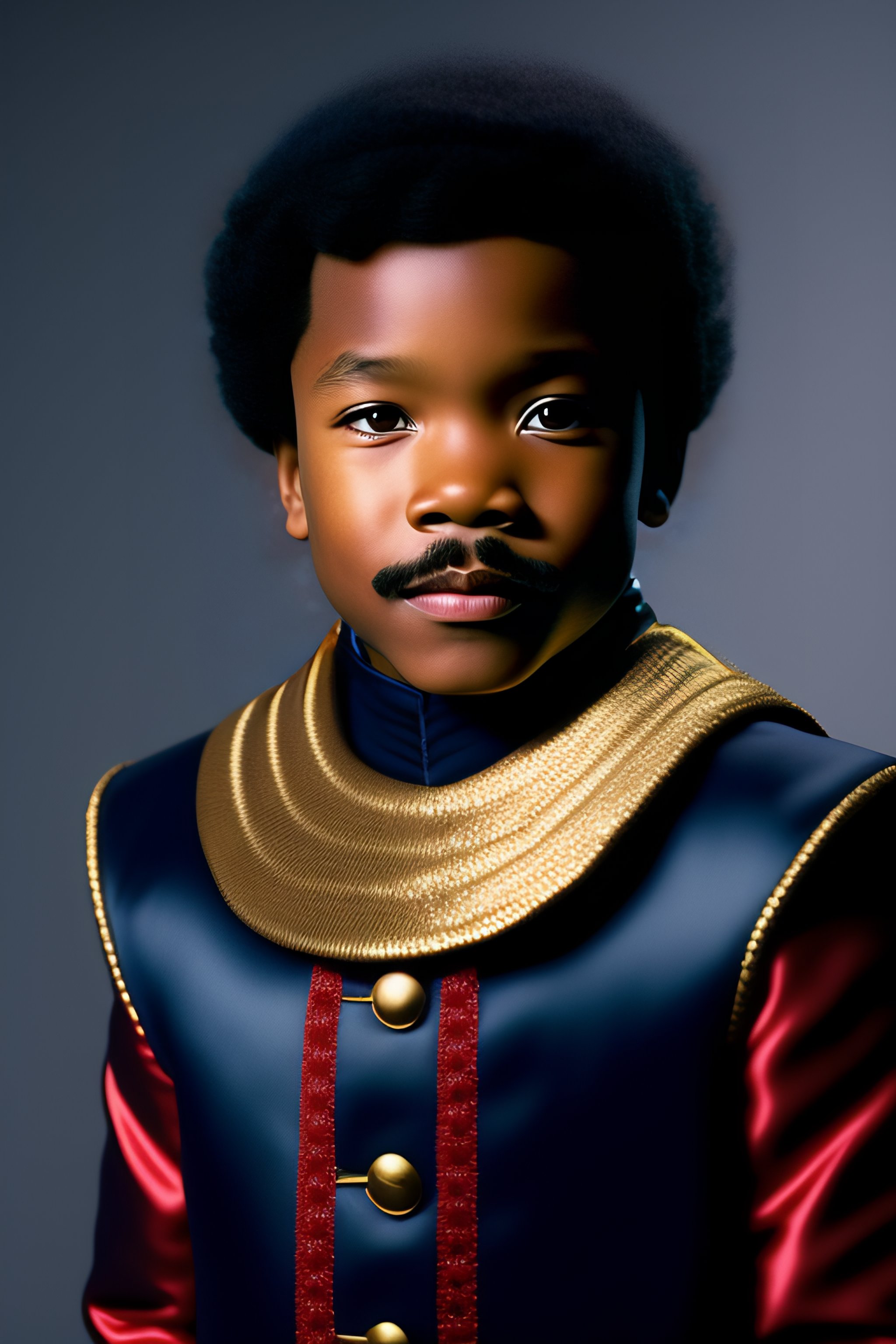 Lexica - 5 years old boy, disguised as Lando in Episode V Movie, studio ...