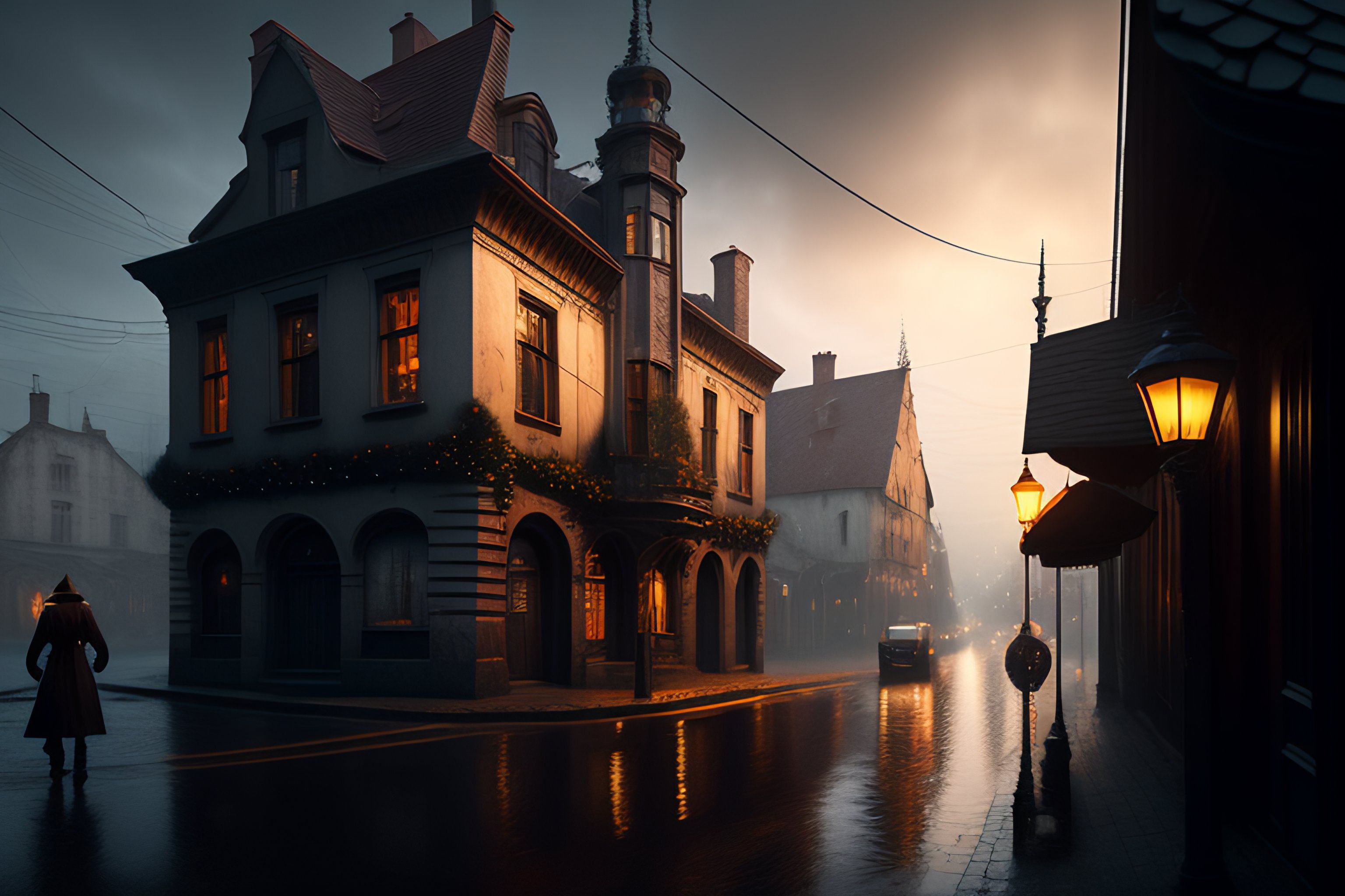 Lexica - An ultra detailed oil desaturated painting a dark, gritty ...