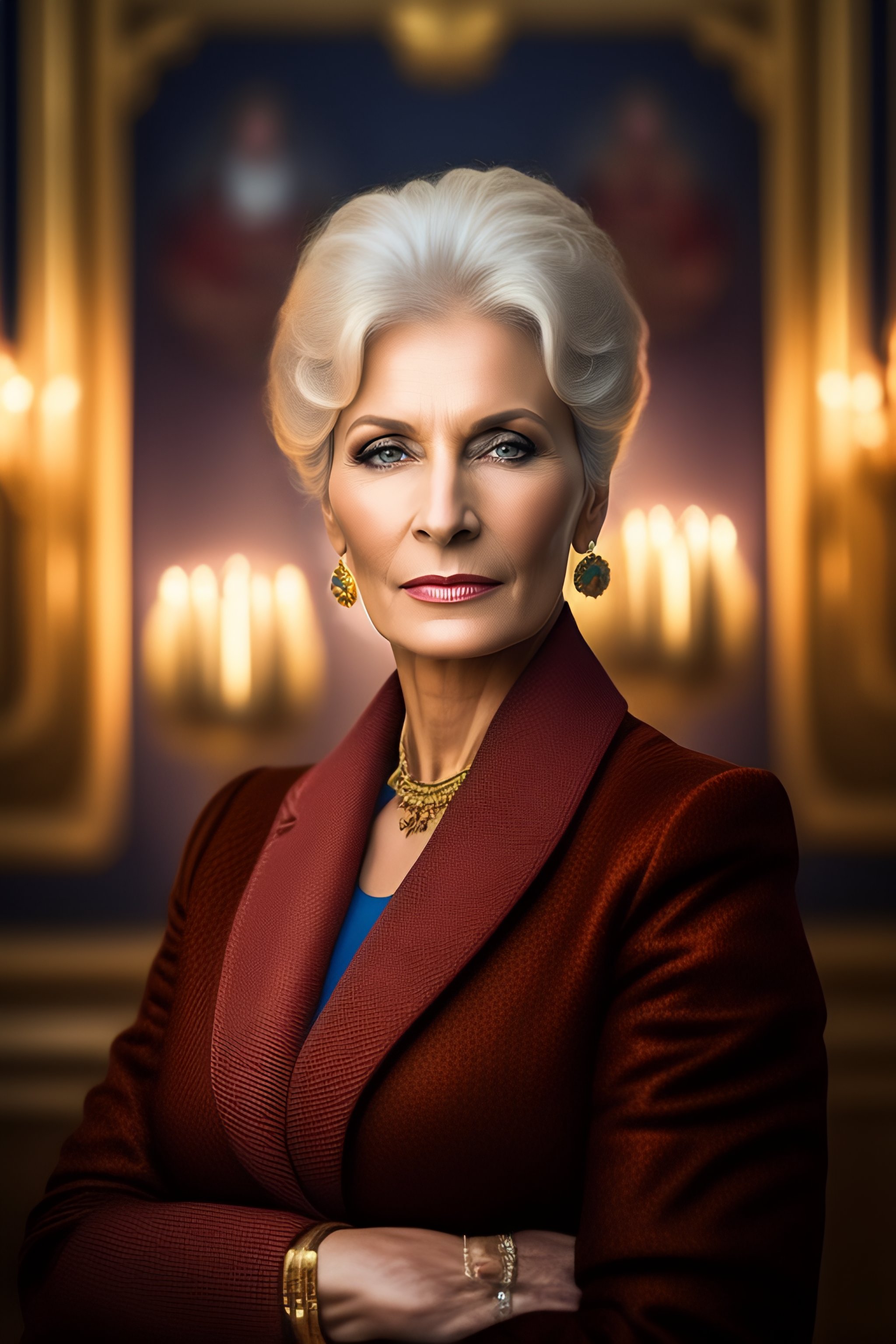 Lexica - Exact portrait of a 62 year old truely russian woman, that ...