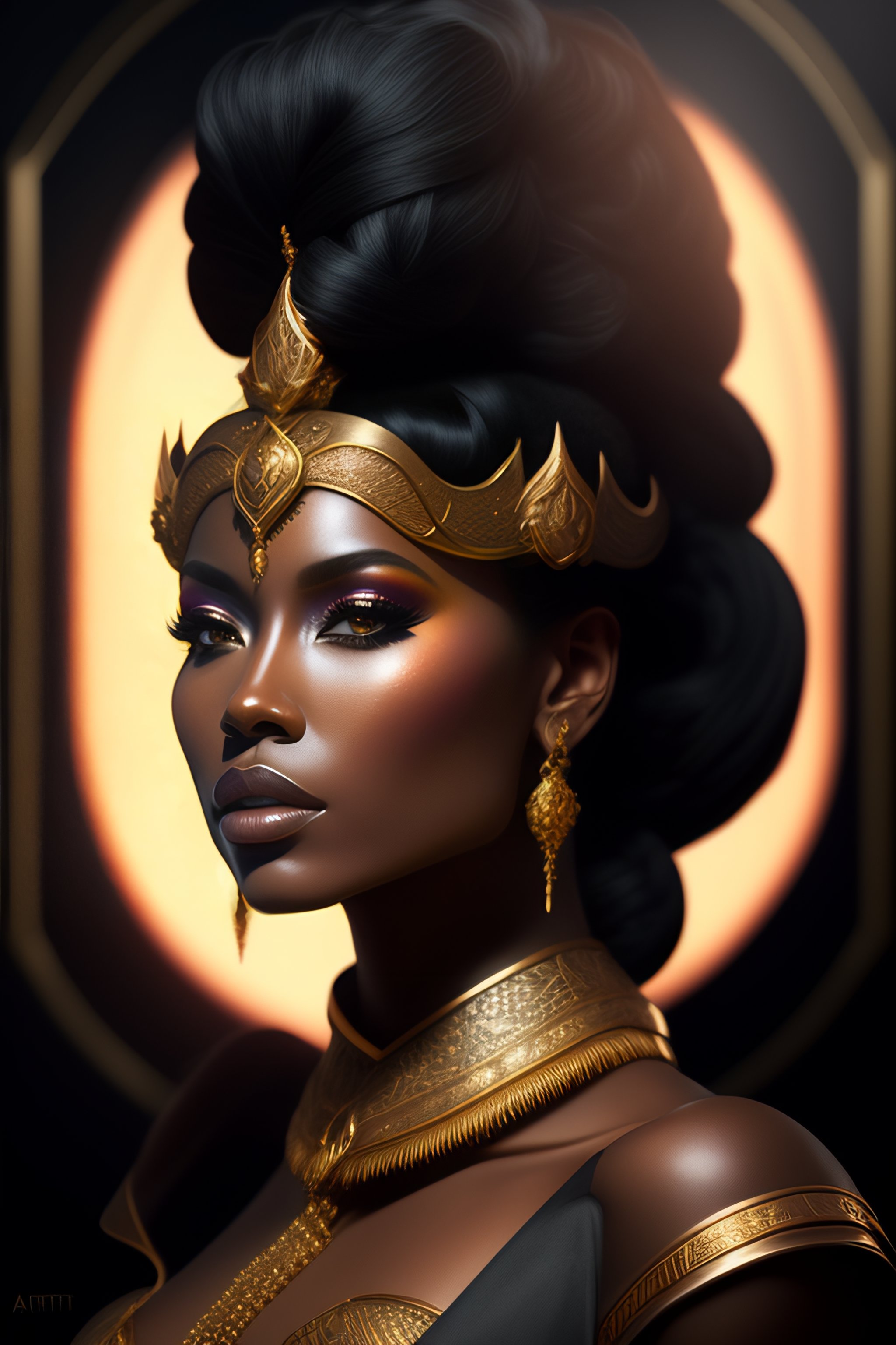 Lexica - Extremely realistic portrait of a real life titanium black ...