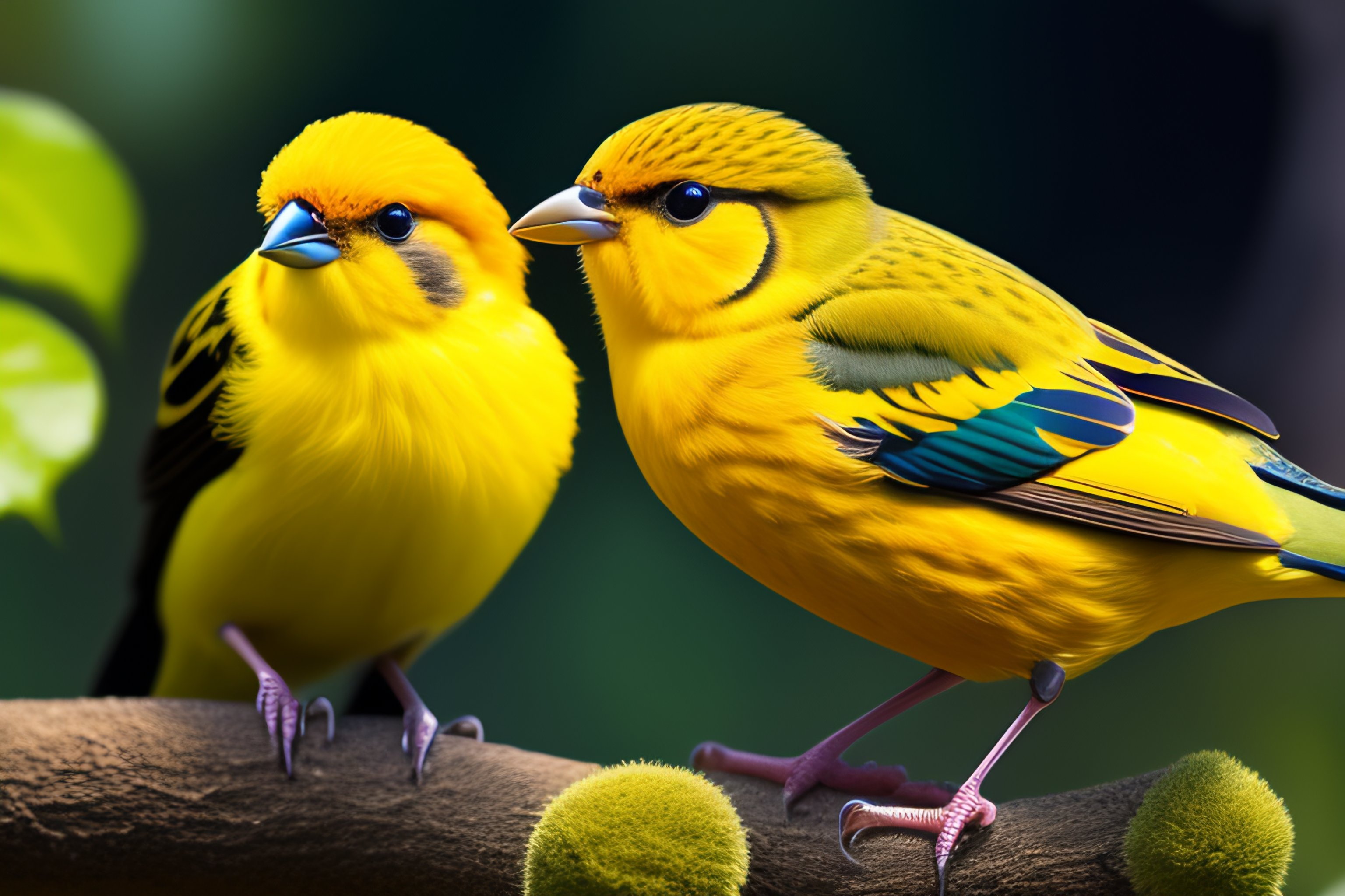 Lexica - Majestic colored medium sized birds canary